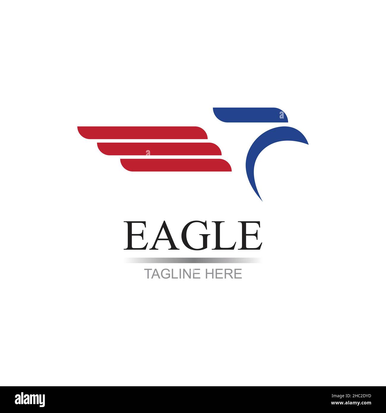 eagle logo vector illustration design template - vector Stock Vector ...