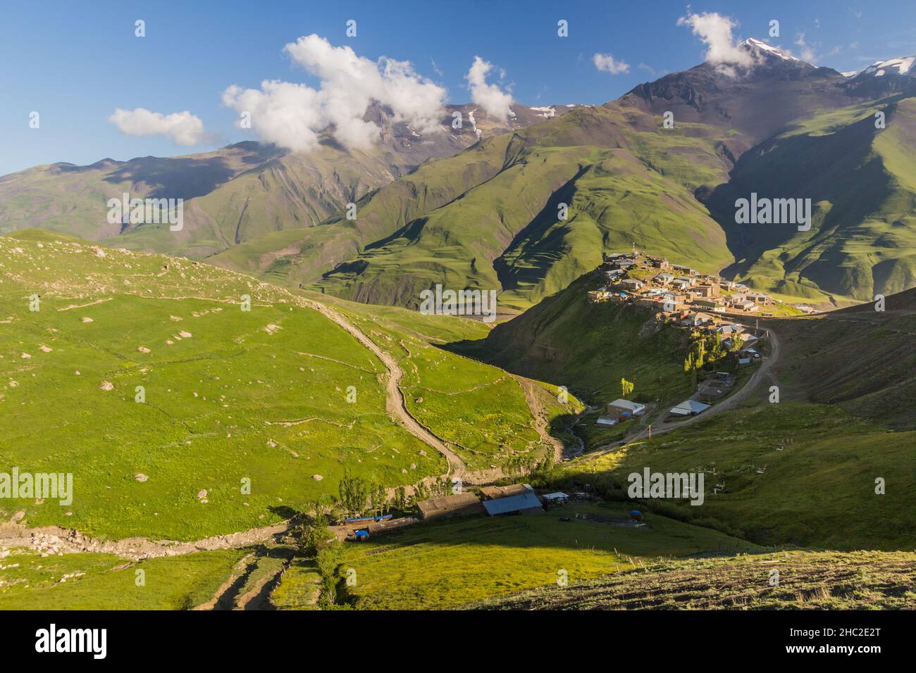 Khinalig village hi-res stock photography and images - Alamy