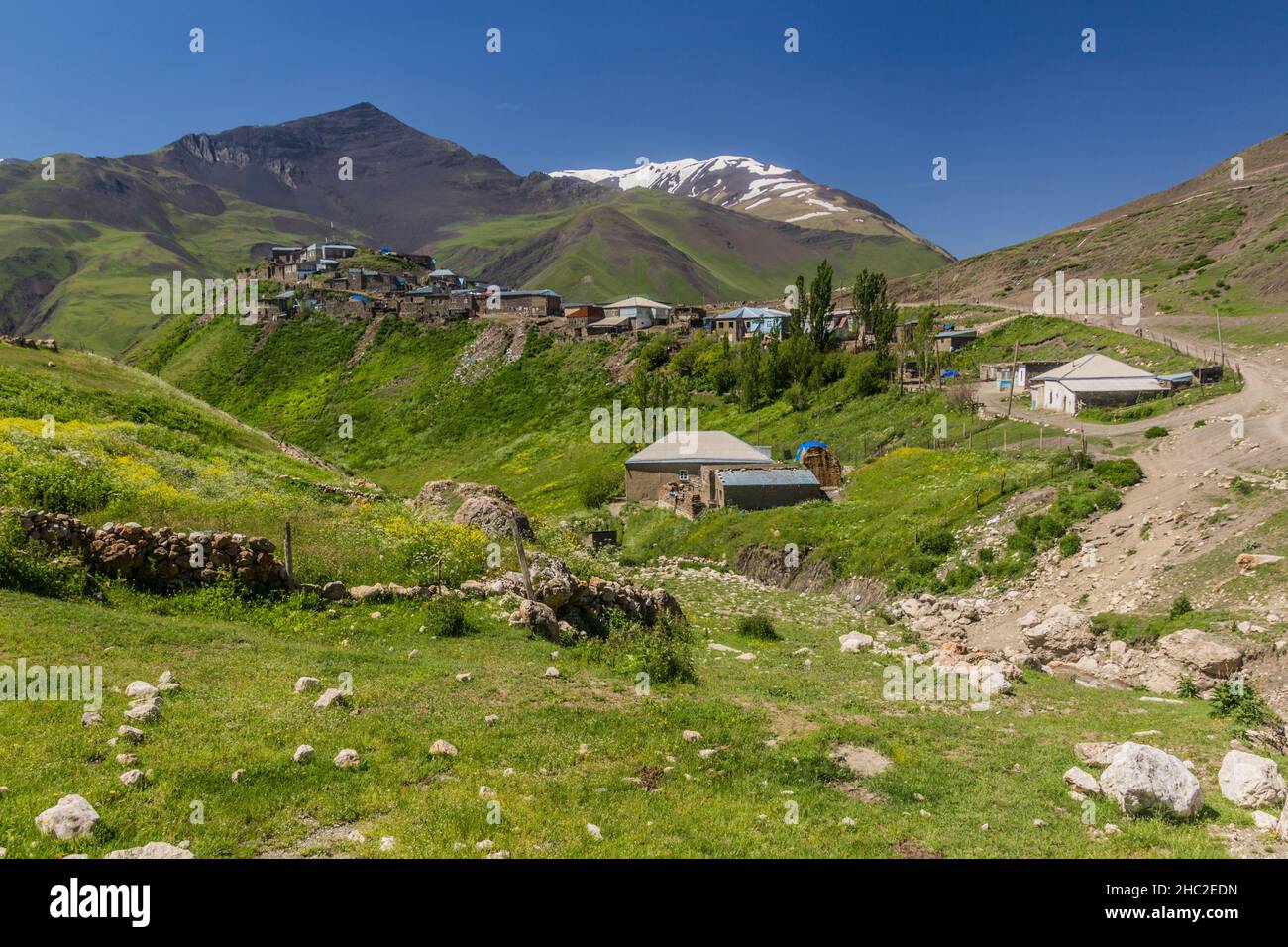 Khinalig village hi-res stock photography and images - Alamy