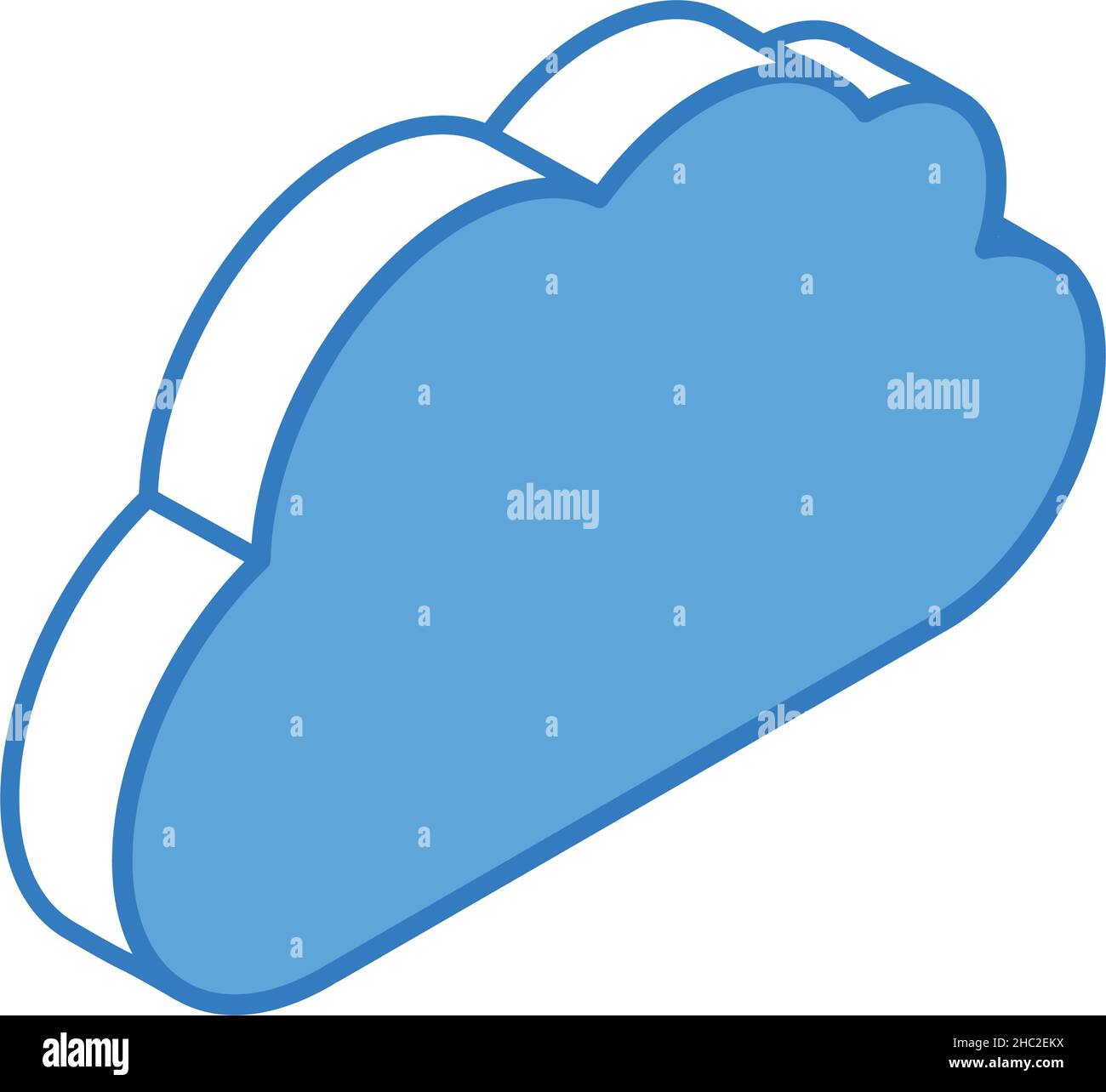 cloud computing isometric icon Stock Vector Image & Art - Alamy