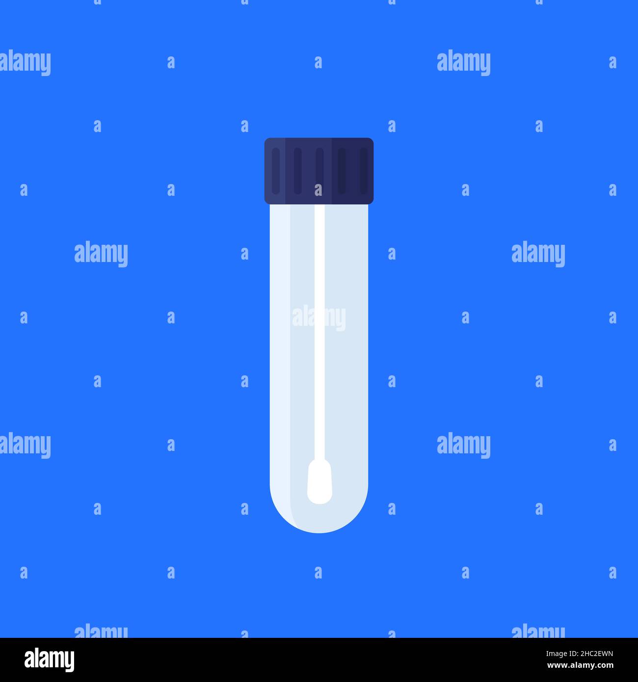 Nasal swab test vector icon Stock Vector Image & Art - Alamy