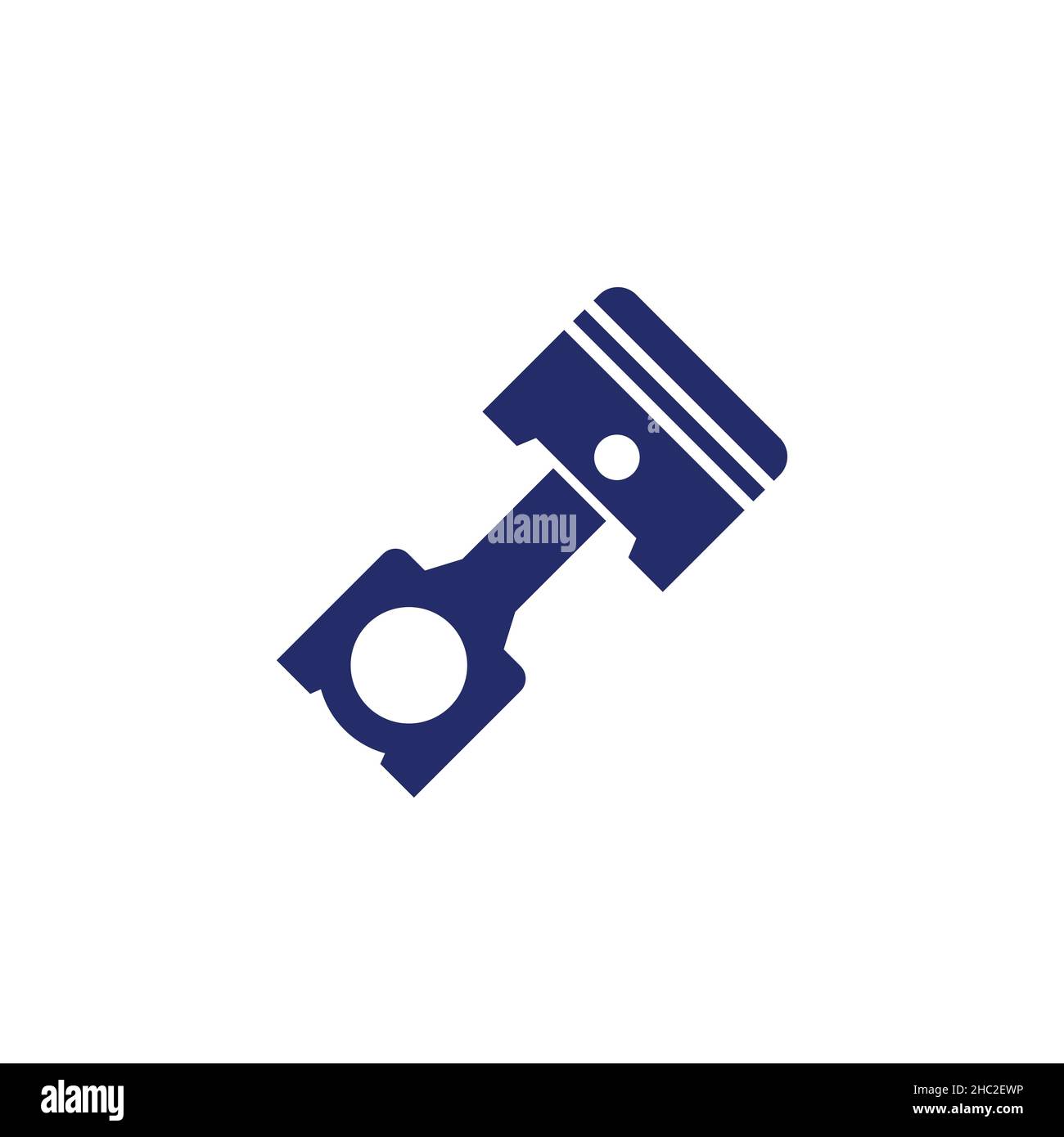 engine piston icon on white Stock Vector Image & Art - Alamy