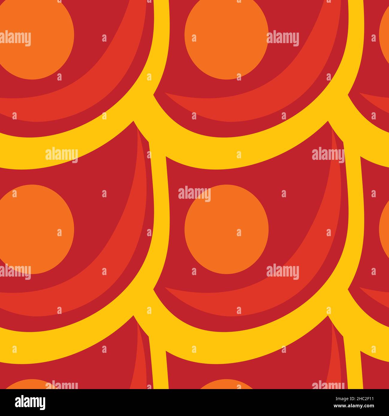 Illustration A seamless pattern on a square background - the scales of ...