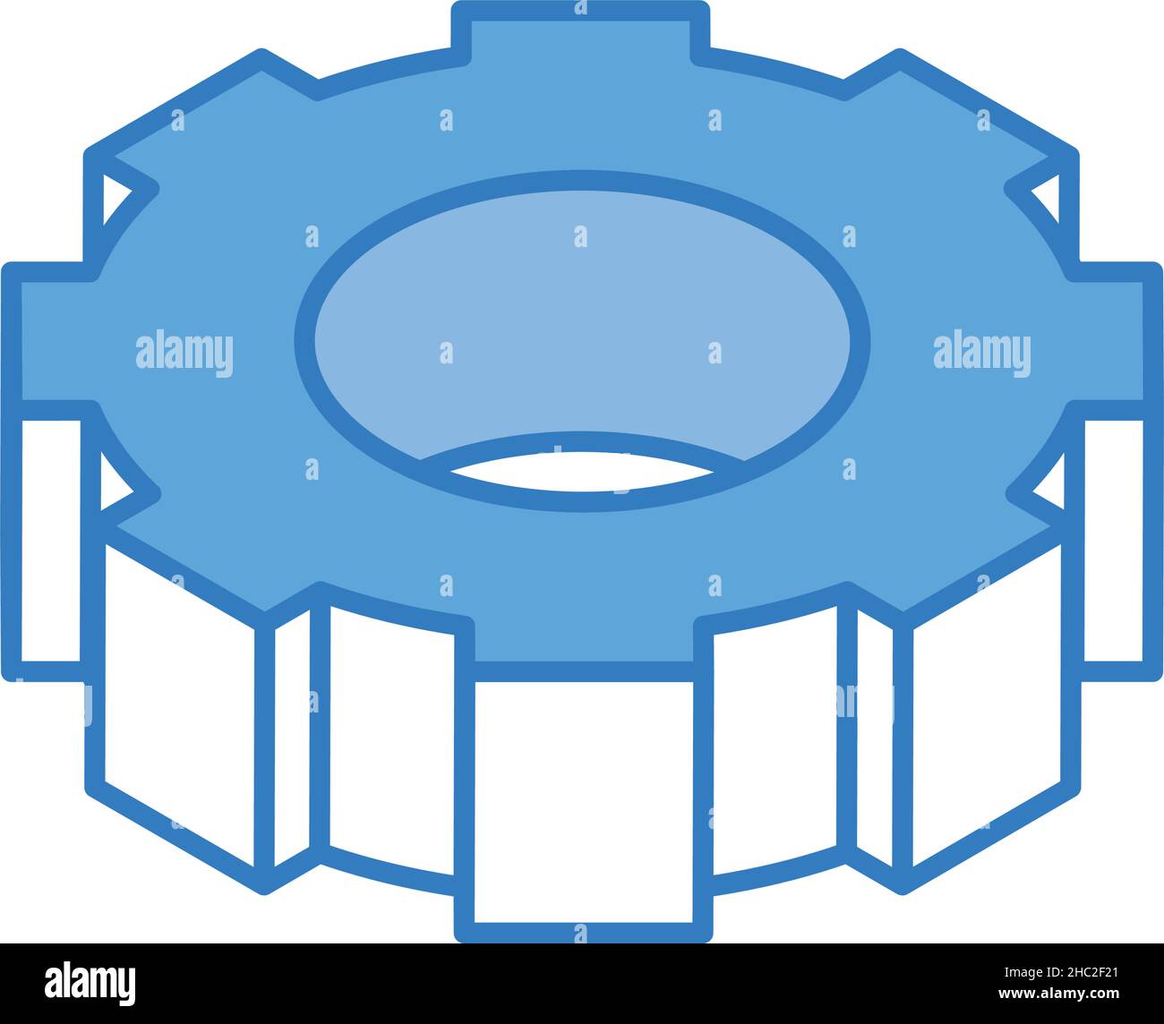 gear isometric icon Stock Vector Image & Art - Alamy