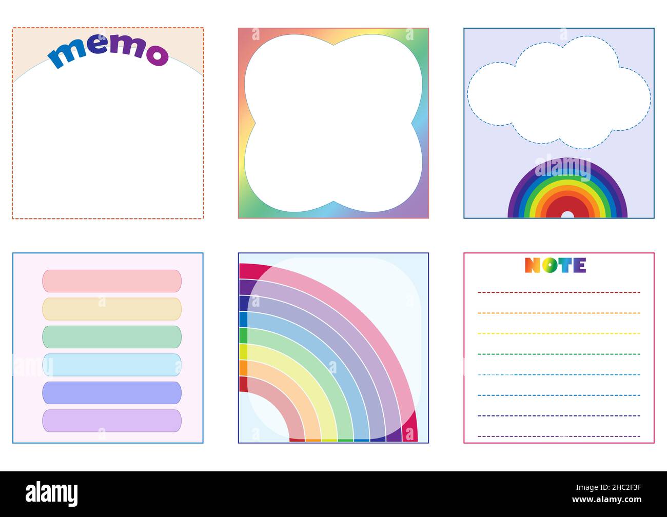 Rainbow planner hi-res stock photography and images - Alamy