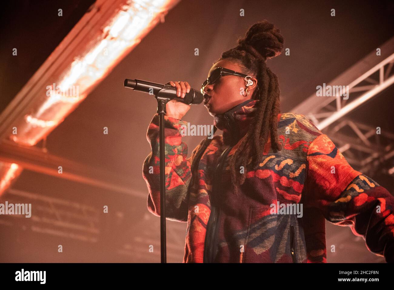 Little Simz in concert, Liverpool December 2021 Stock Photo - Alamy