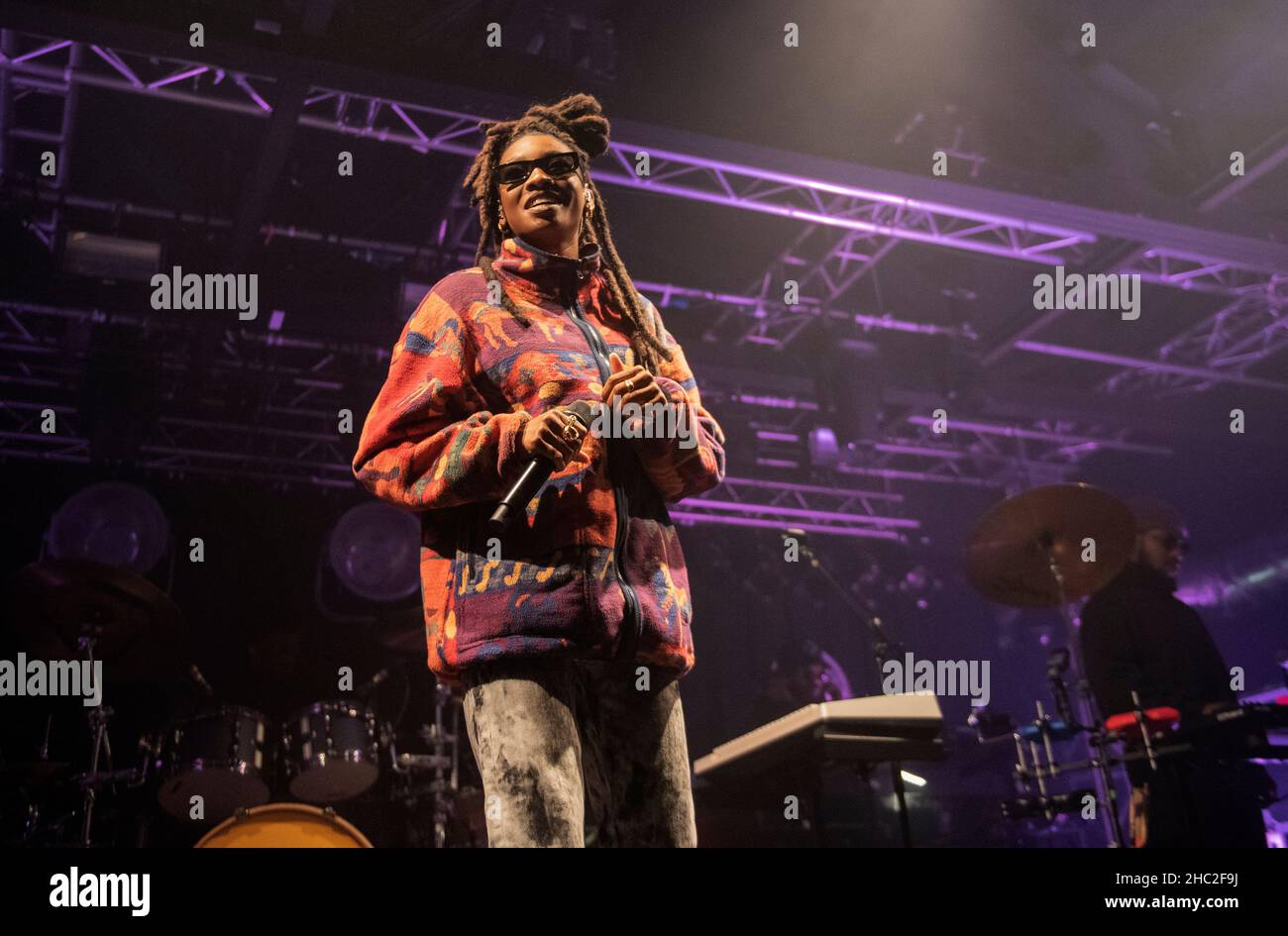 Little Simz in concert, Liverpool December 2021 Stock Photo - Alamy