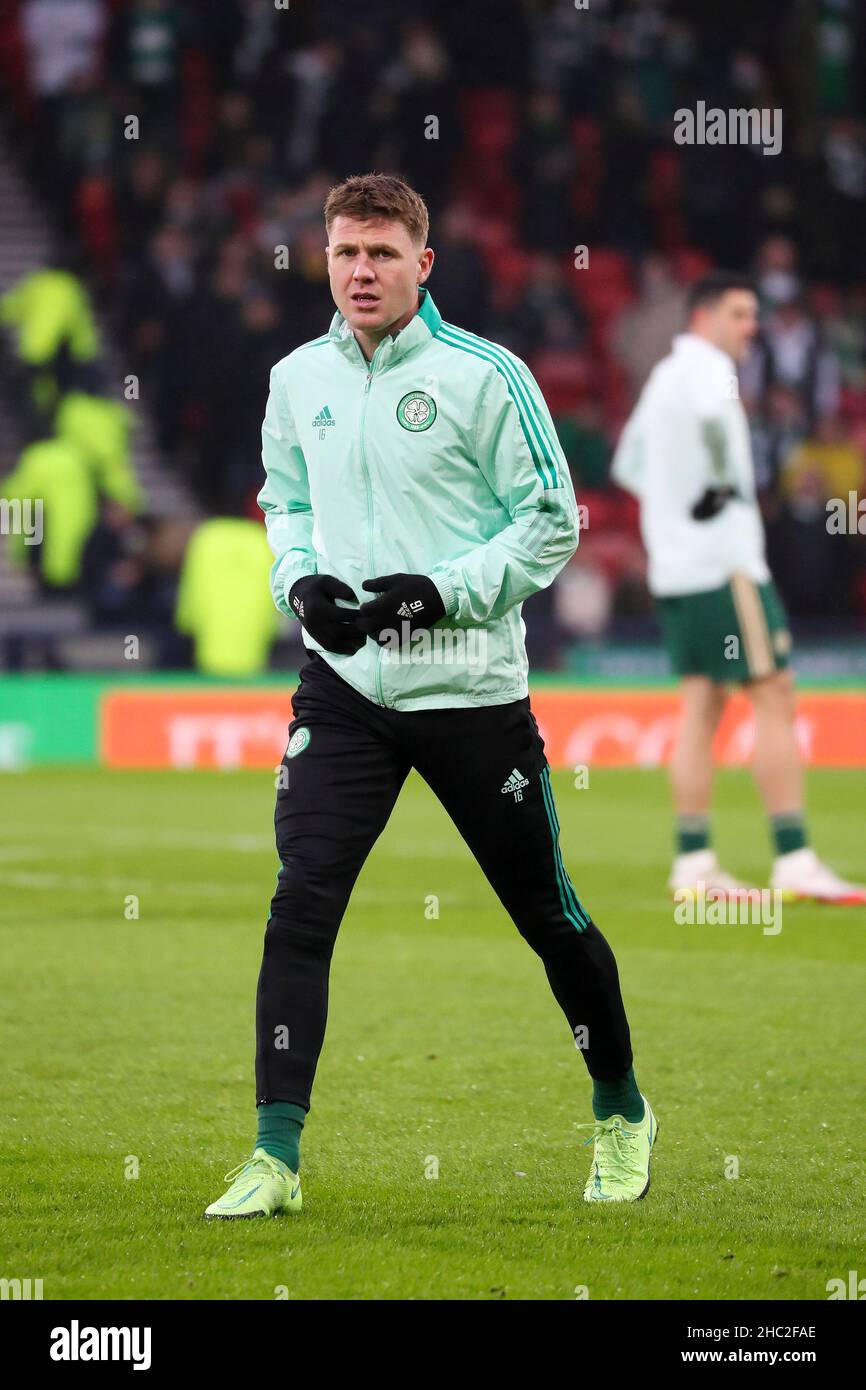 JAMES MCCARTHY, footballer, playing for Celtic FC, during a warmup ...