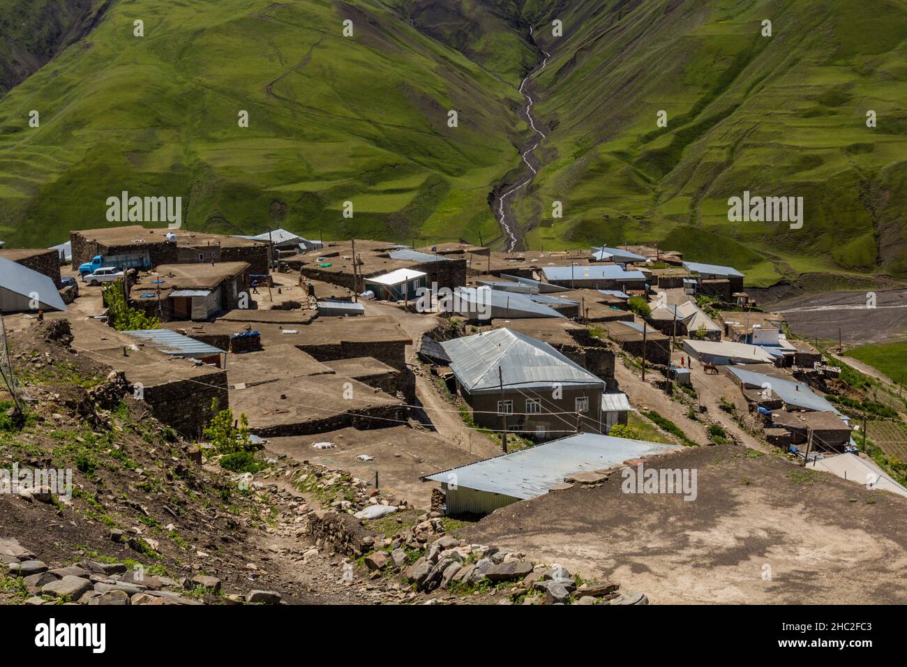 Khinalig village hi-res stock photography and images - Alamy