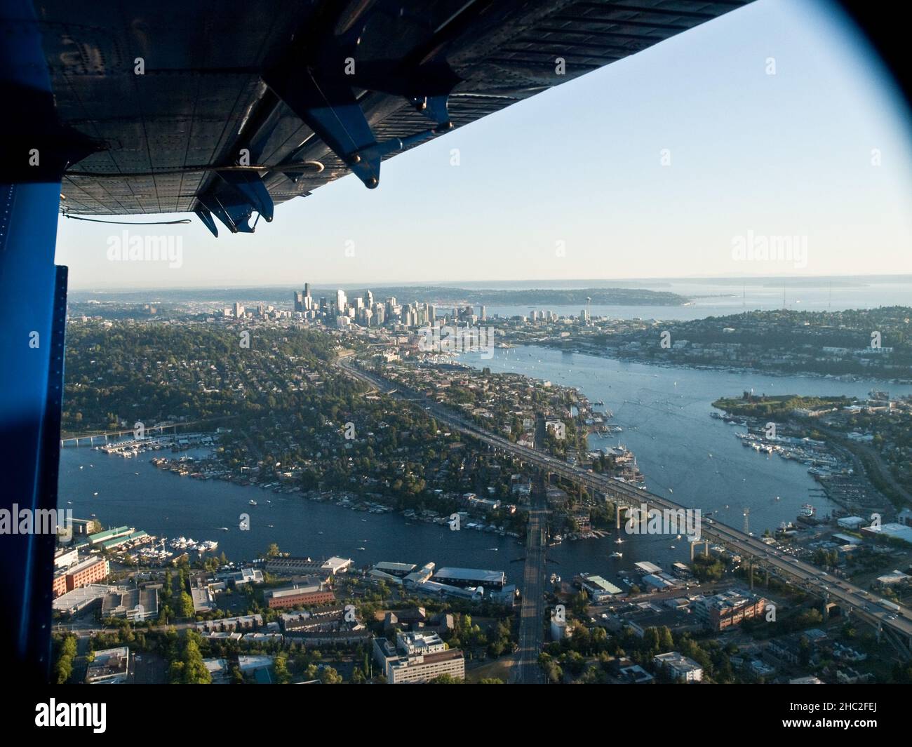Aerial View of Seattle Washington Stock Photo - Alamy