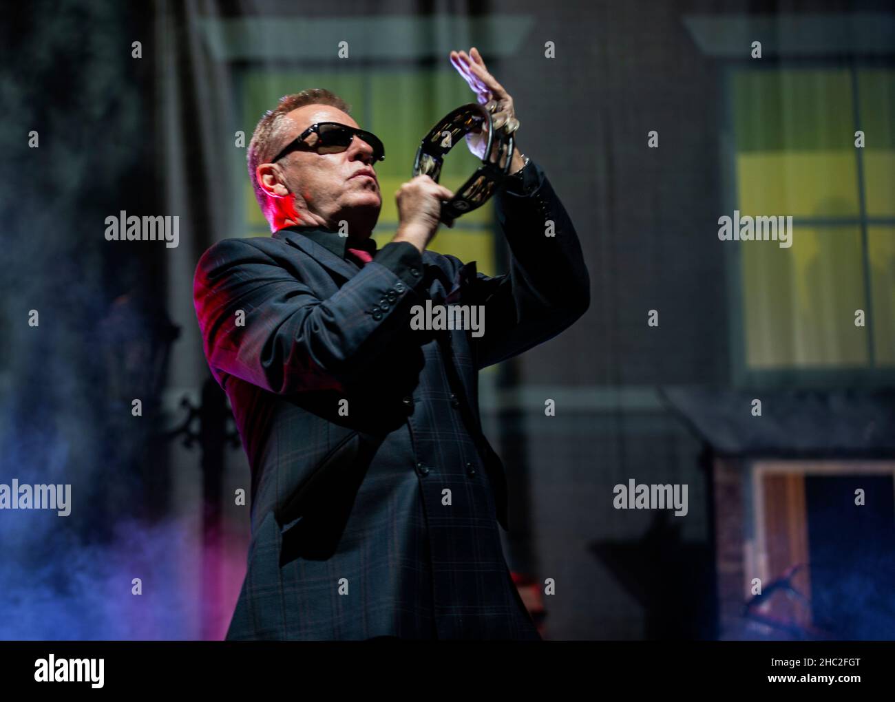 Suggs Madness in concert at M&S Arena Liverpool December 2021 Stock ...