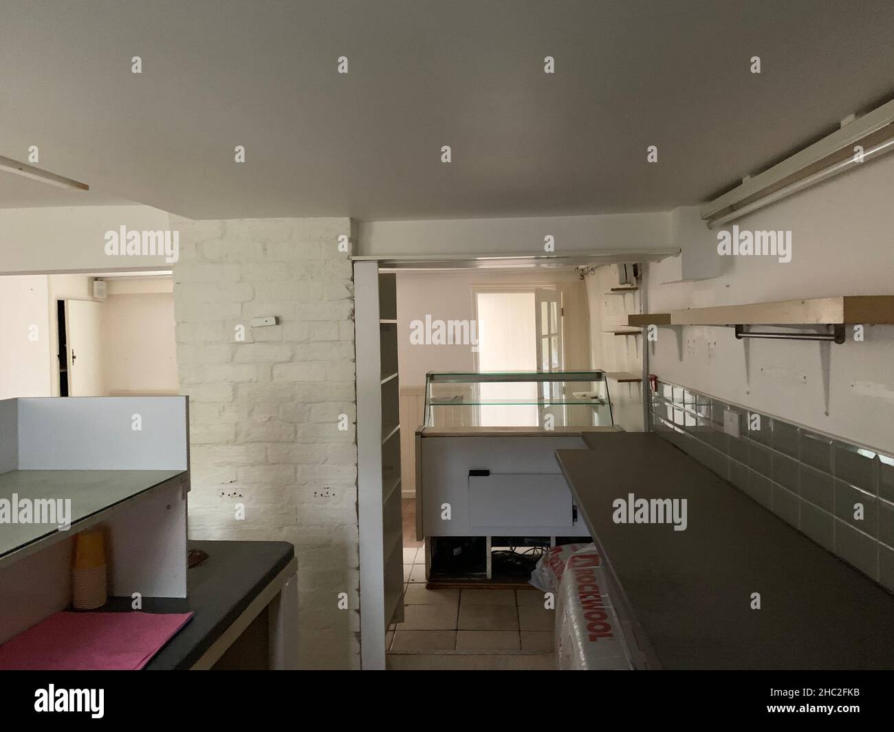 old cafe type restaurant St Giles Terrace Northampton UK empty ...