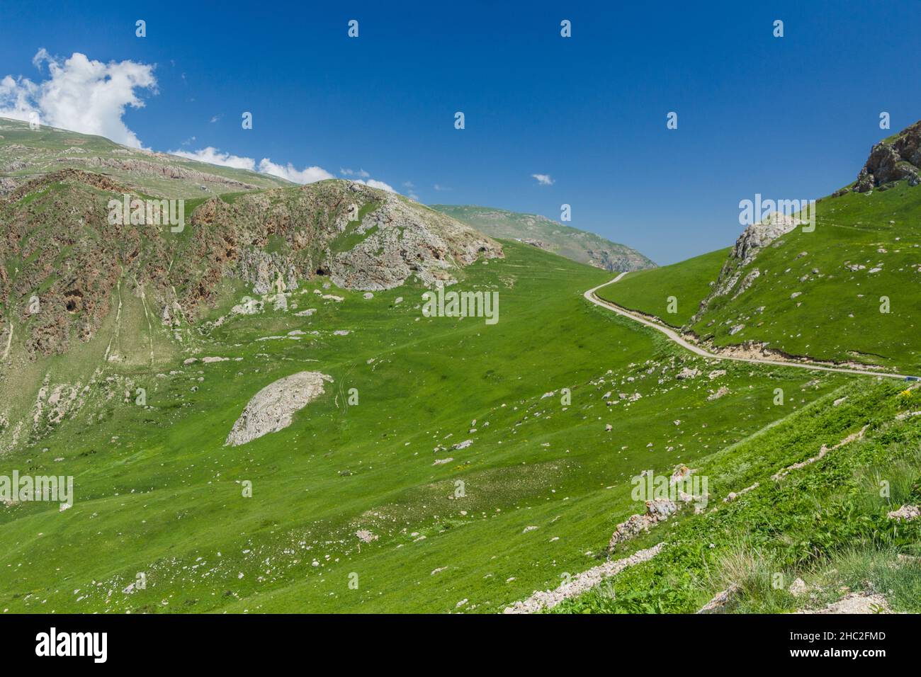 Landscape of Caucasus mountains, Azerbaijan Stock Photo - Alamy