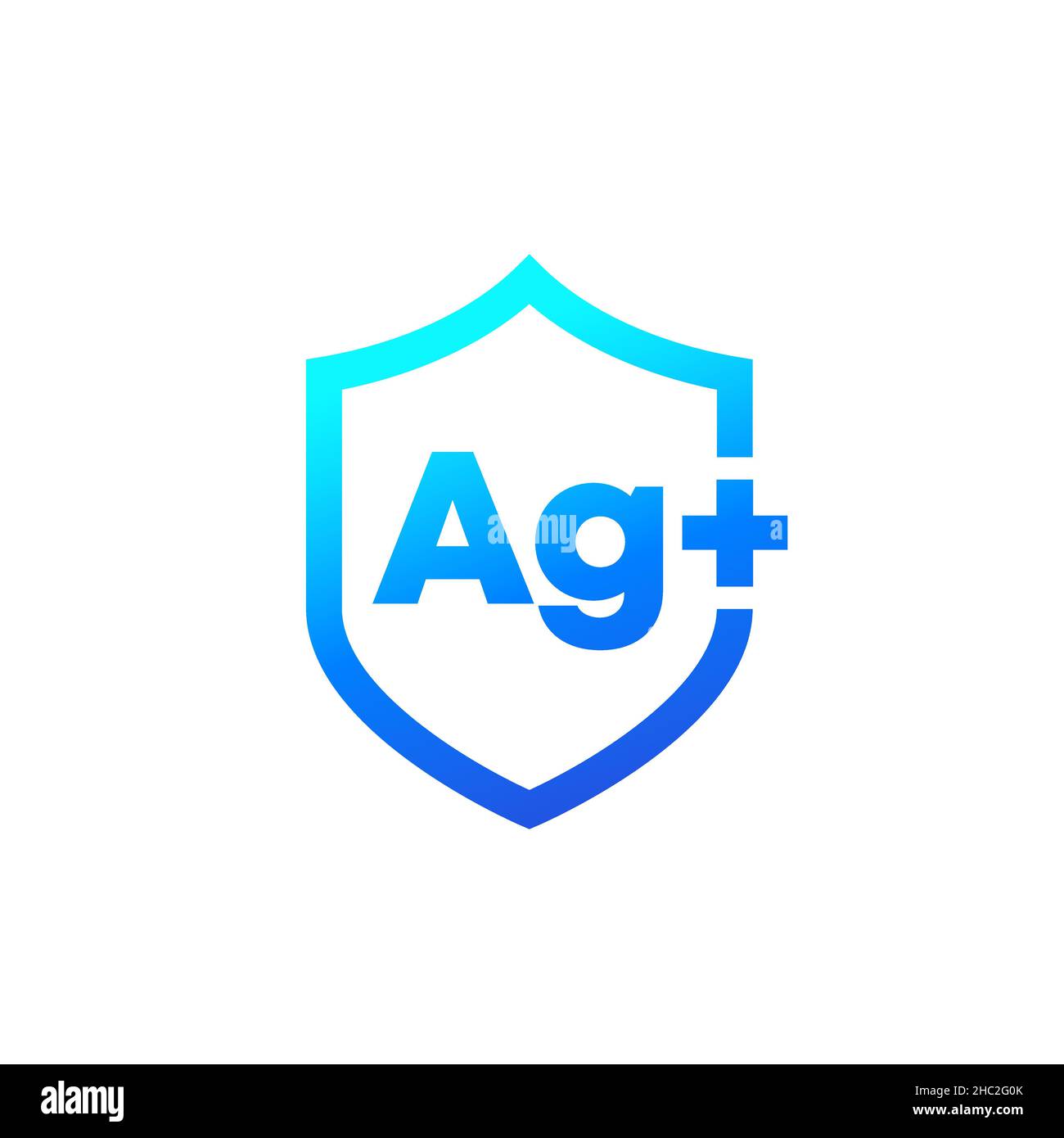 Silver ions, antibacterial protection icon Stock Vector Image & Art - Alamy