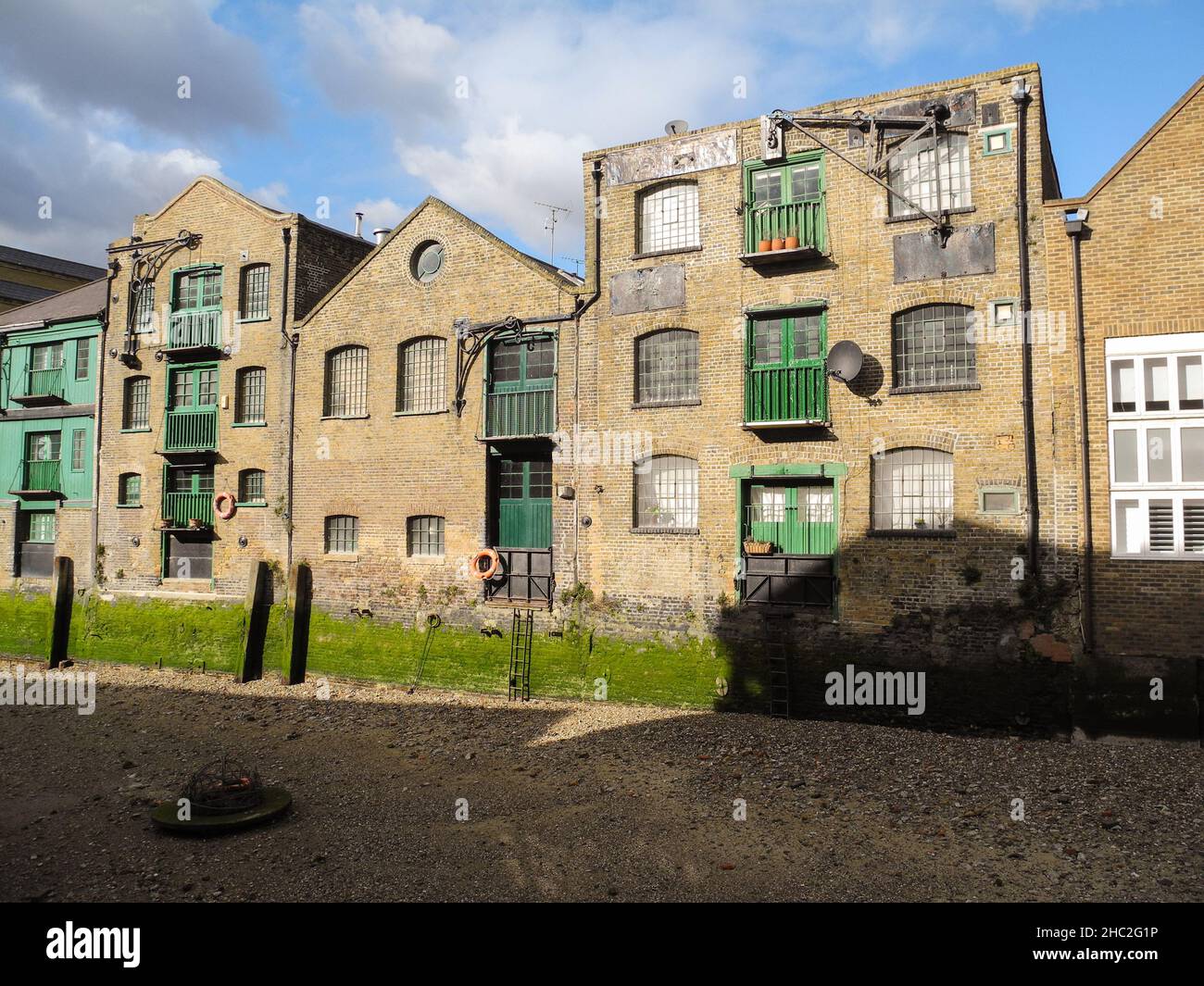 Residential properties at Limekiln Dock, Dunbar Wharf, Isle of Dogs ...
