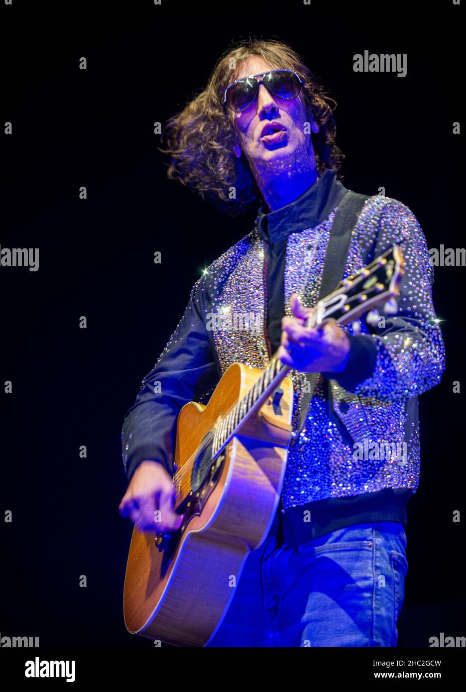 Richard Ashcroft In Concert at M&S Arena Liverpool, October 2021 Stock ...