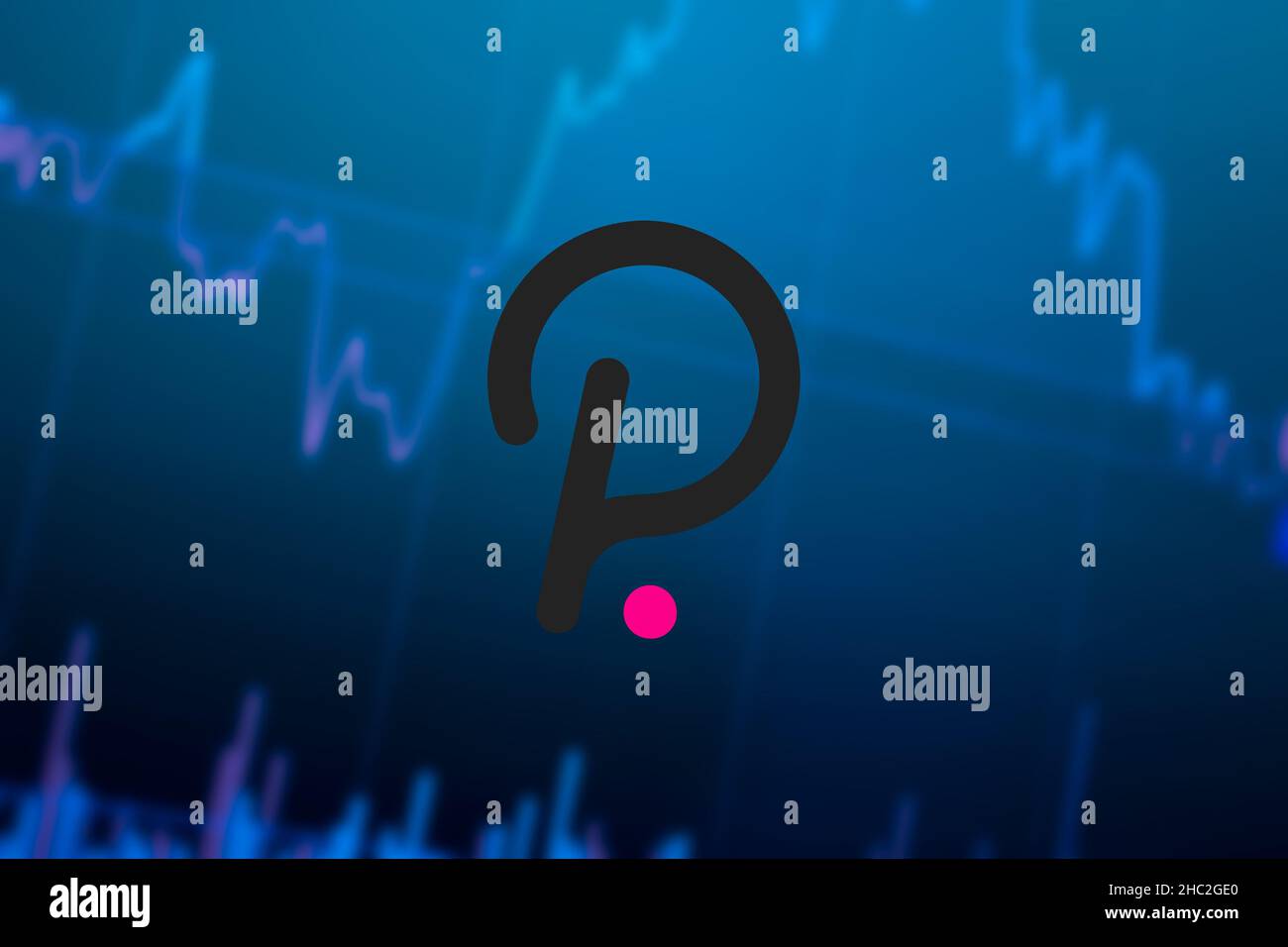 Polkadot DOT Cryptocurrency. DOT coin growth chart on the exchange ...