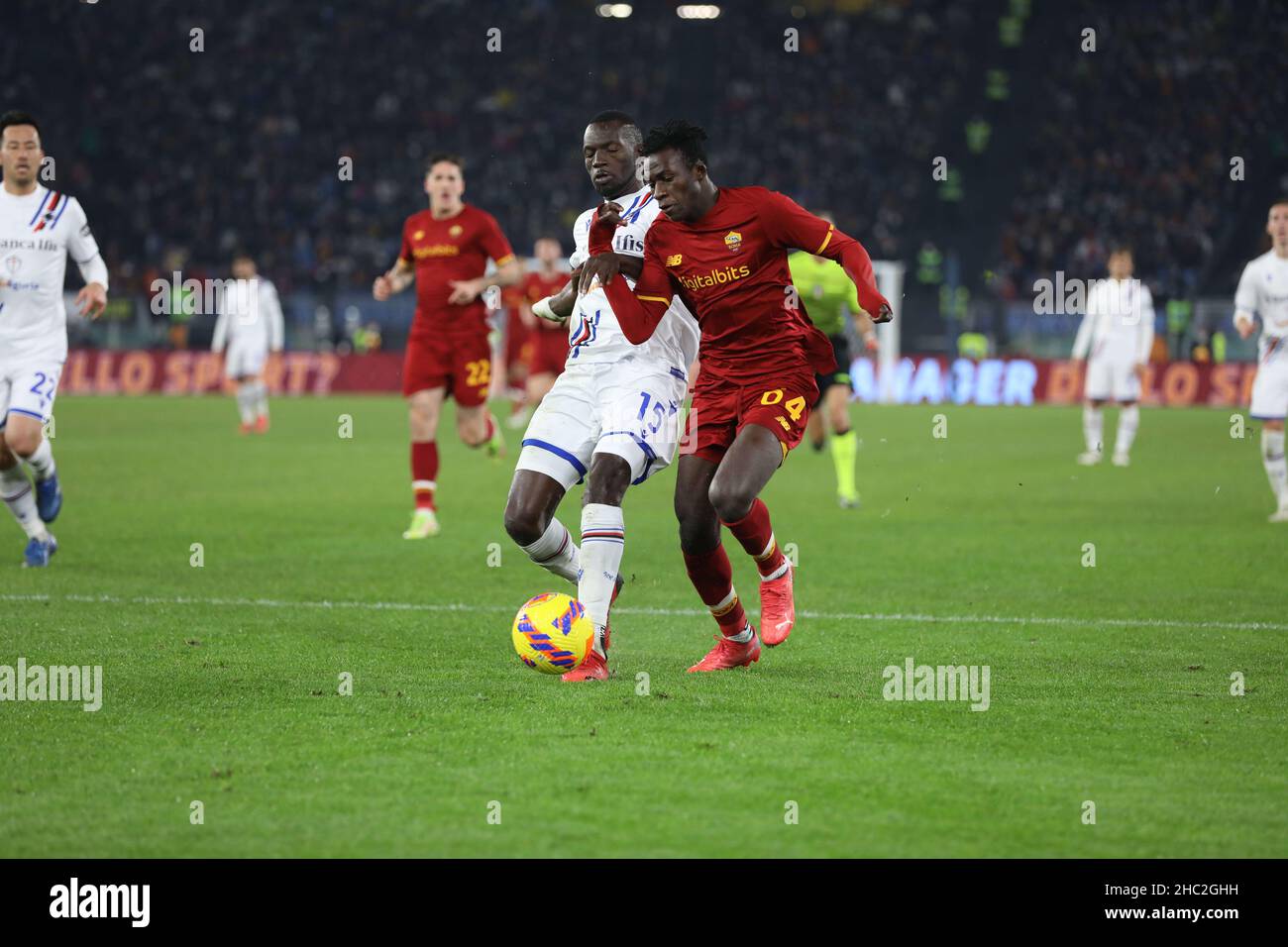 Italy: Serie A. At Stadio Olimpico of Rome Rome and Sampdoria tied 1–1 ...