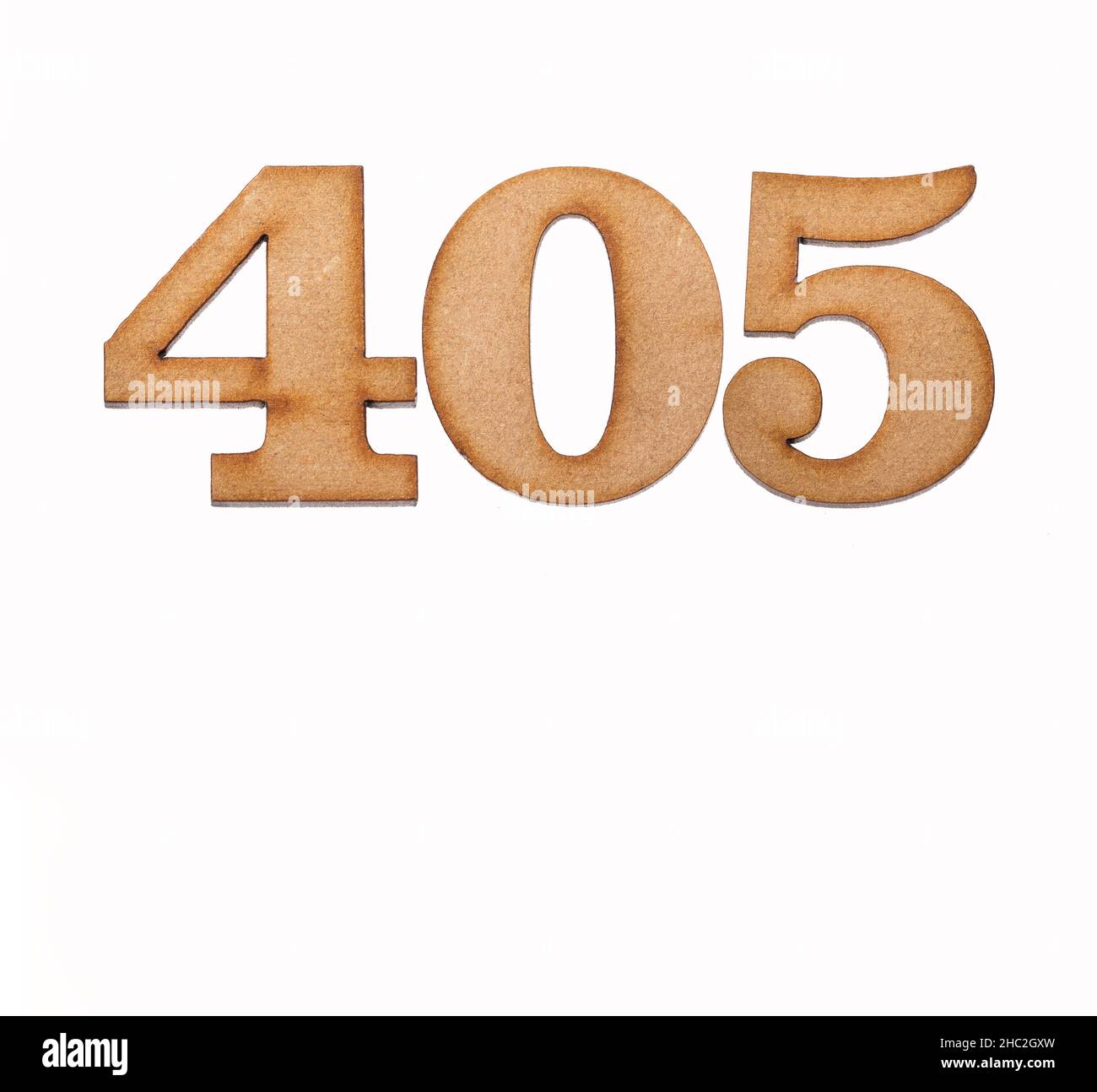 Number 405 Cut Out Stock Images & Pictures - Alamy