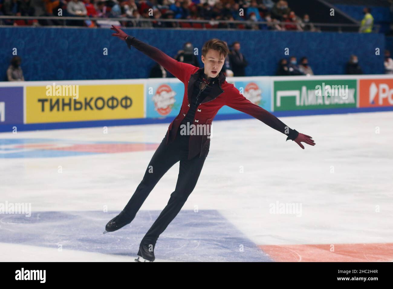Egor Rukhin of Russia competes in the Men's Short Program on day one ...