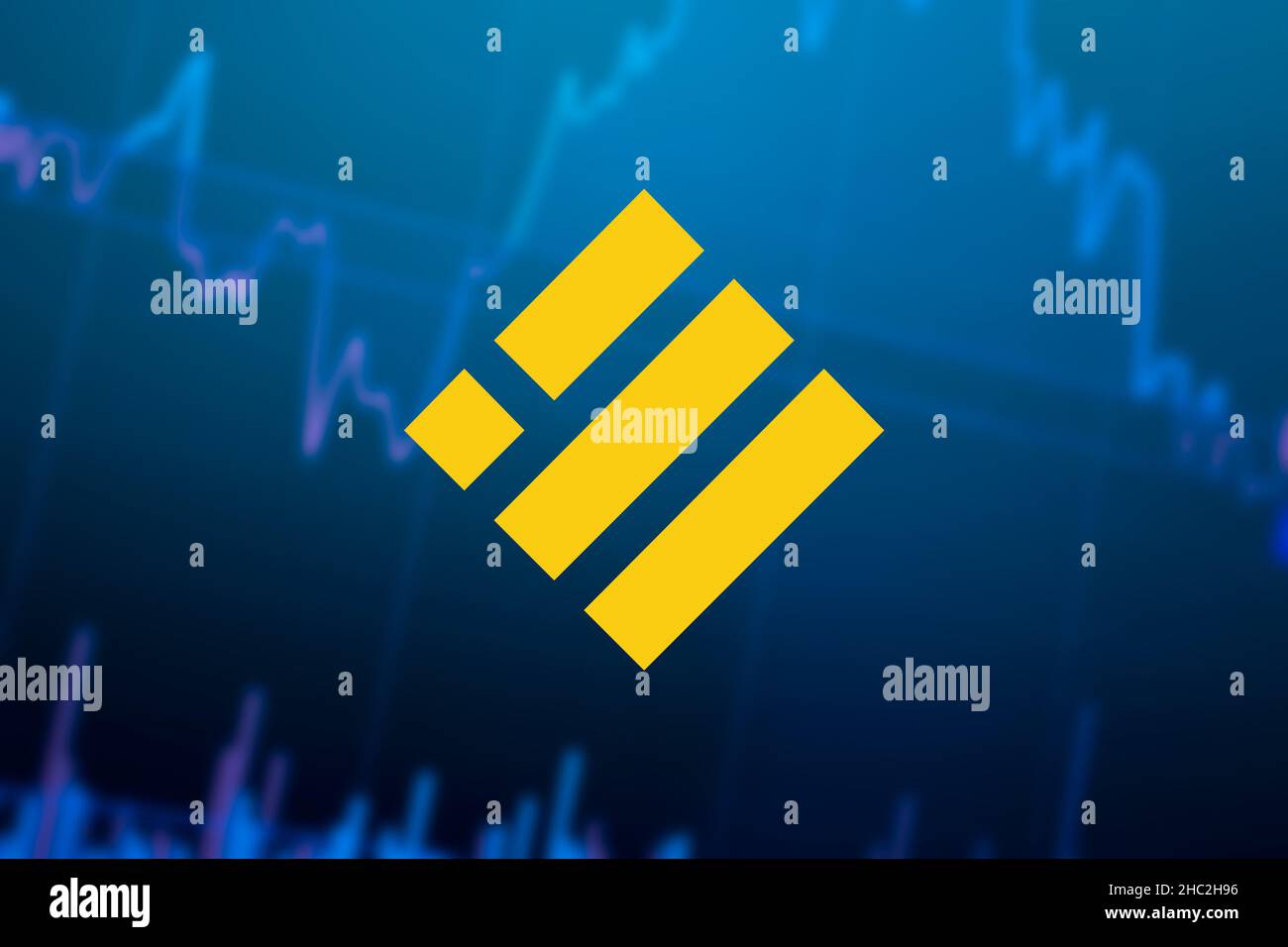 Binance USD Cryptocurrency. BUSD coin growth chart on the exchange ...