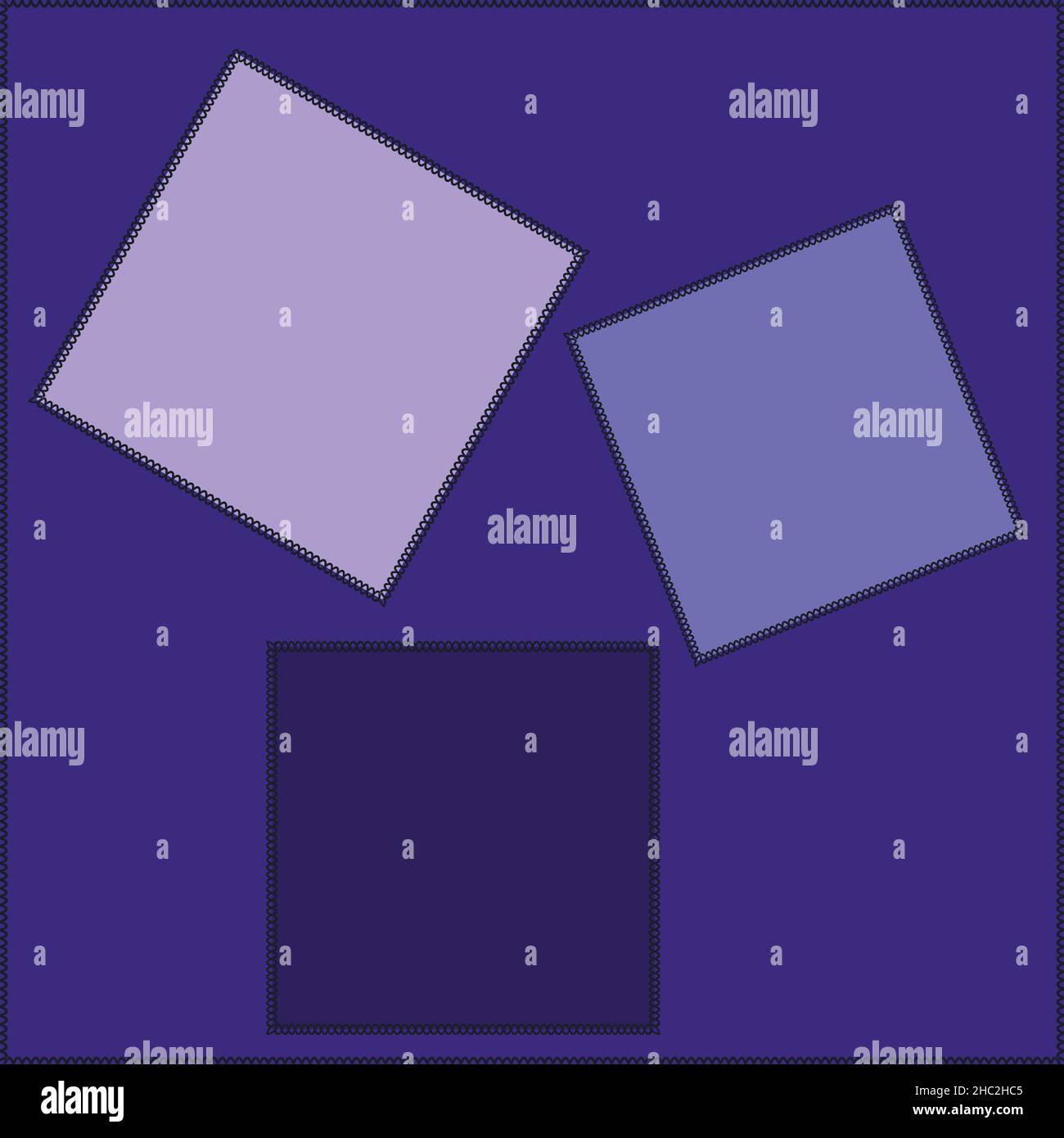 Seamless pattern on a square background - patchwork quilt. Design ...