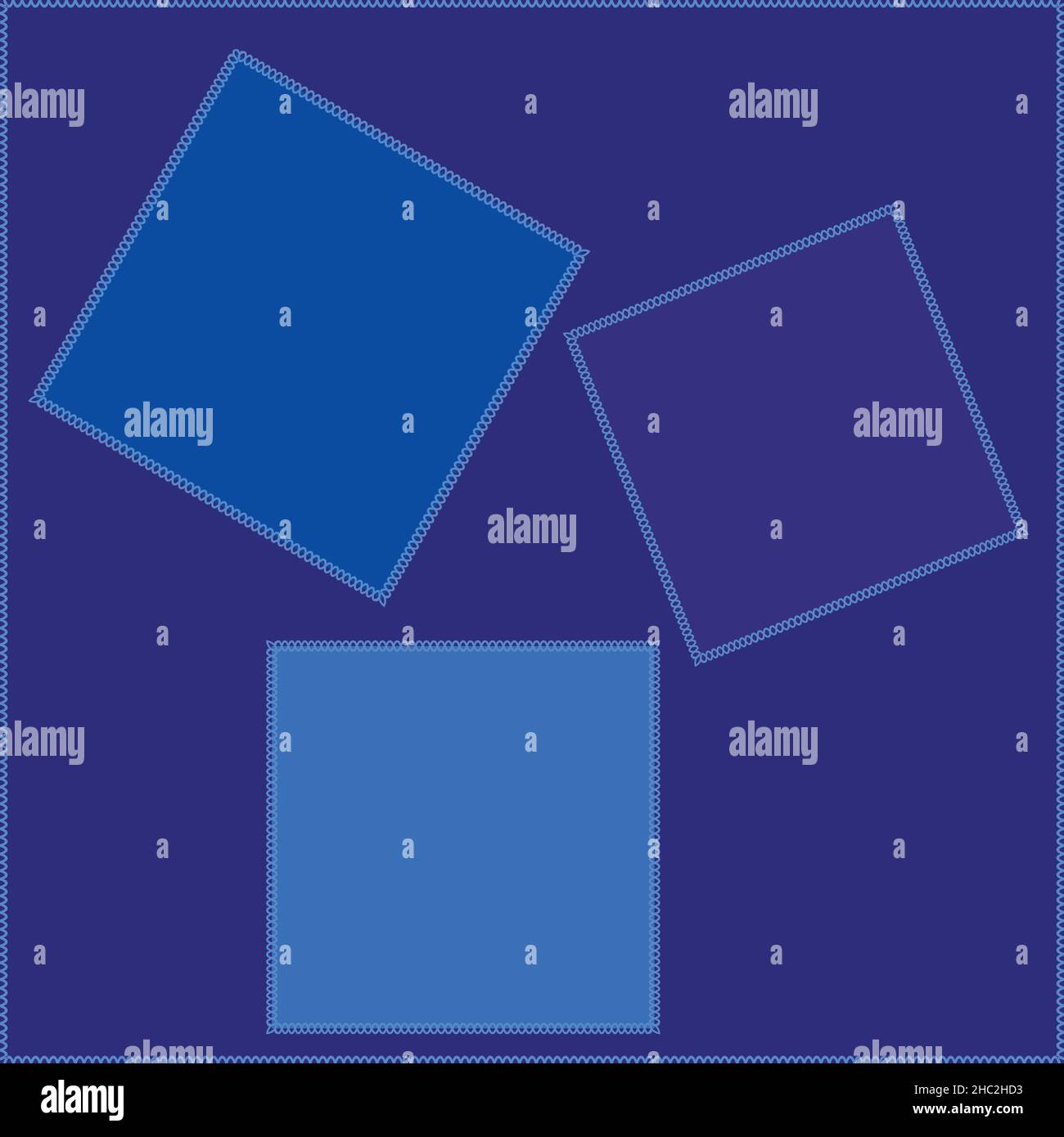 Seamless pattern on a square background - patchwork quilt. Design ...