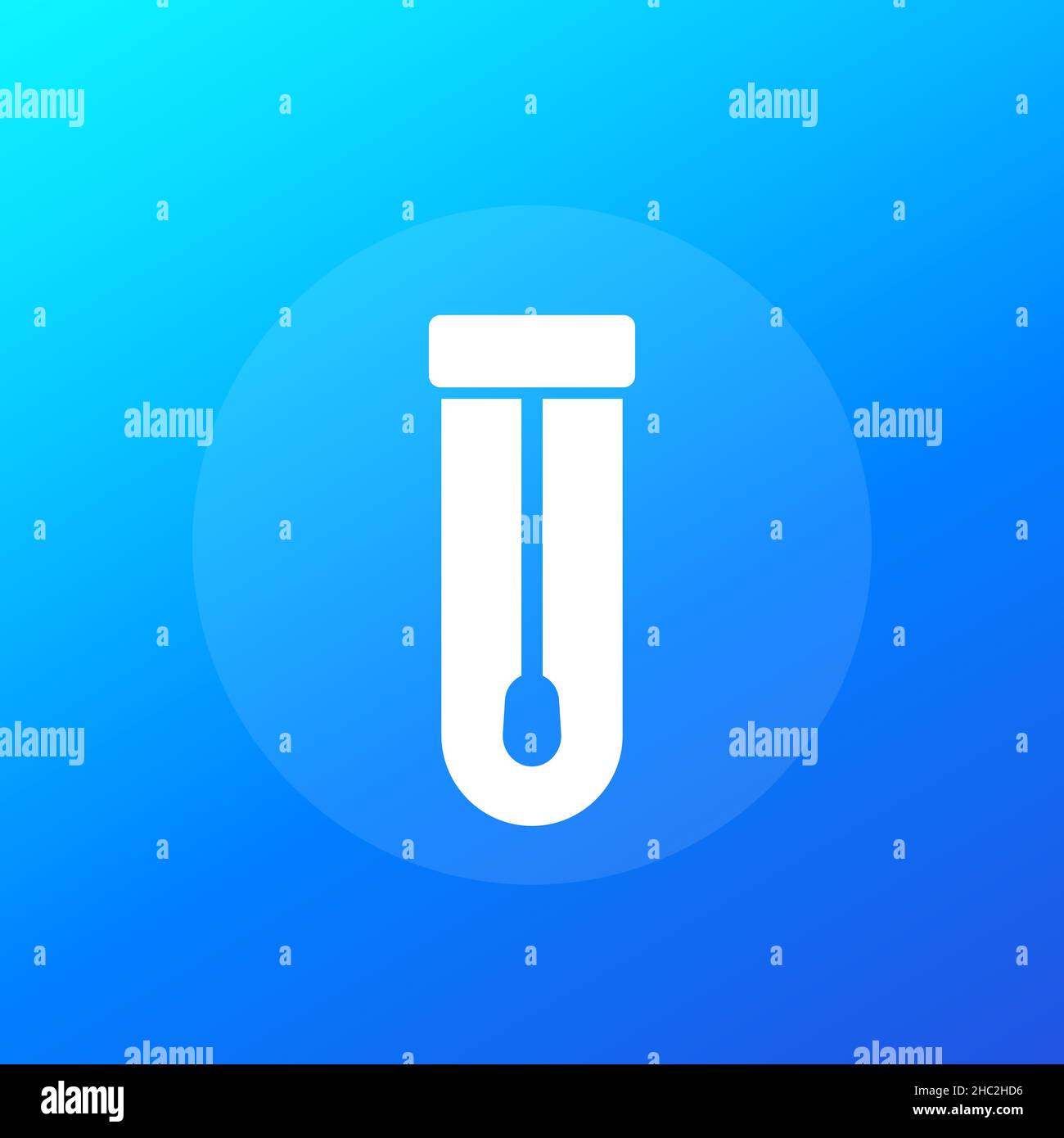 swab test icon, nasal sample for lab Stock Vector Image & Art - Alamy