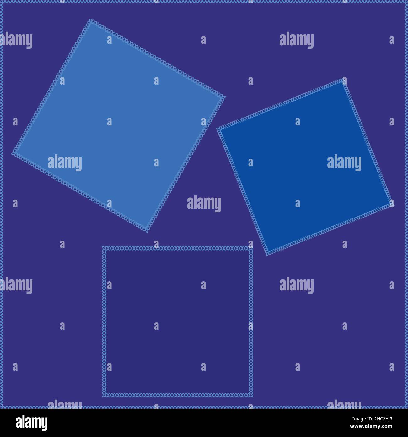 Seamless pattern on a square background - patchwork quilt. Design element of books, notebooks ...