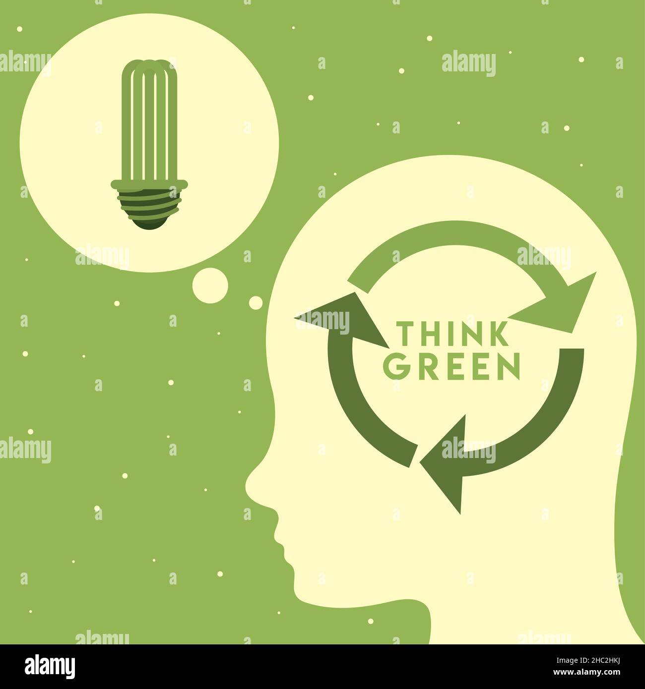 energy think green Stock Vector Image & Art - Alamy