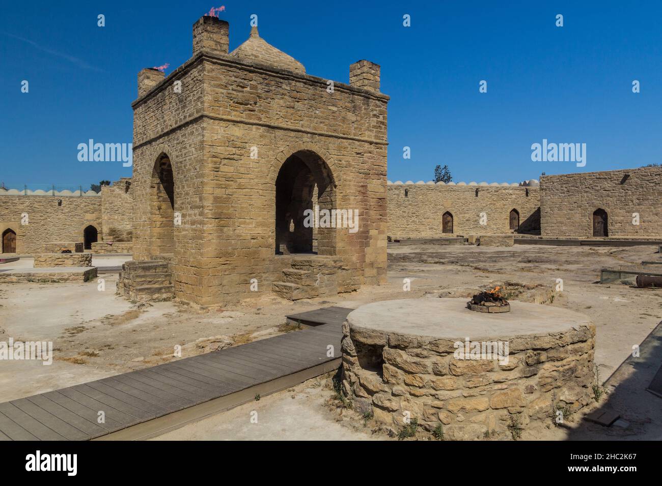 Baku Ateshgah Fire Temple of Baku , Azerbaijan Stock Photo - Alamy