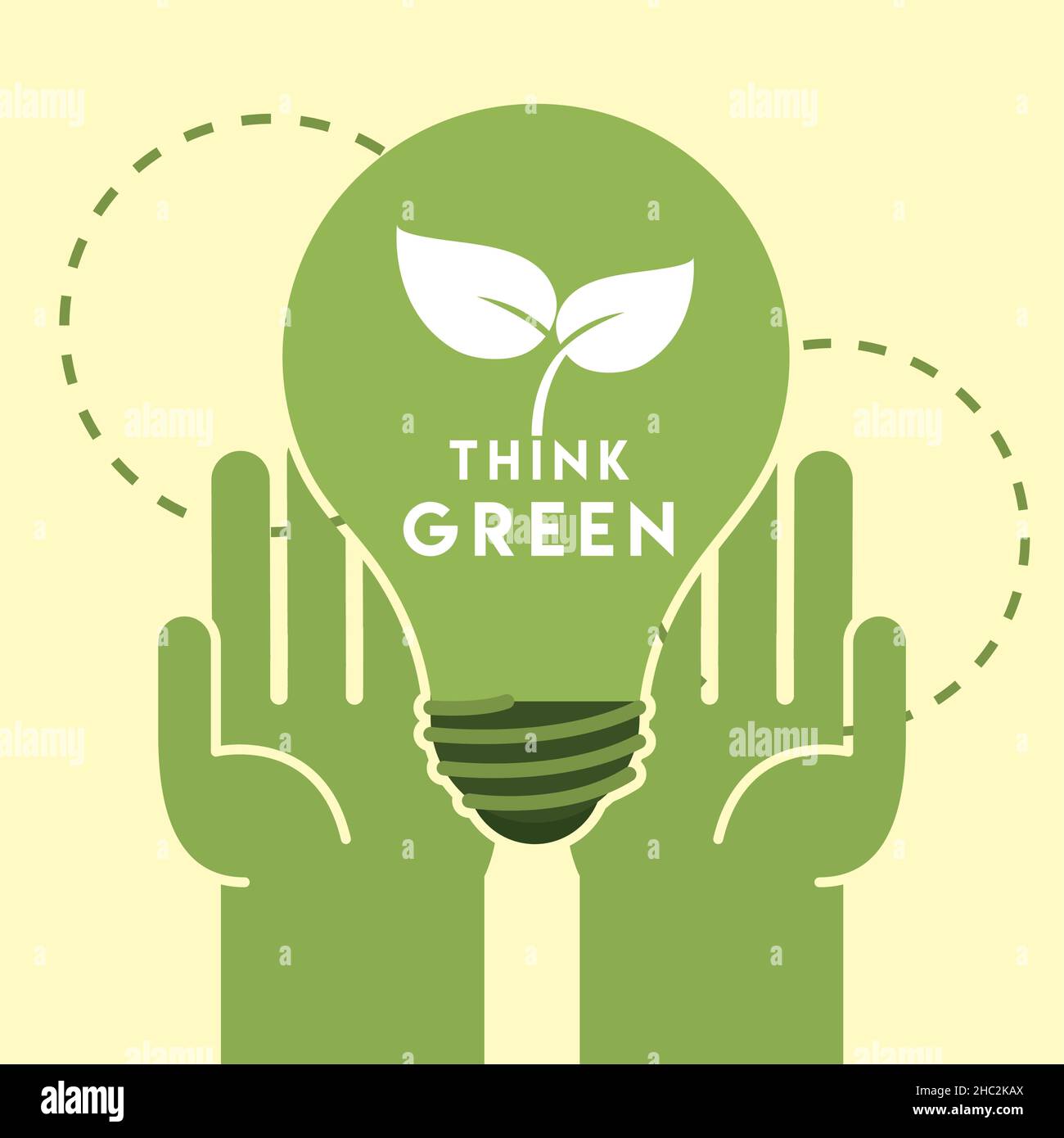 think green conept Stock Vector Image & Art - Alamy