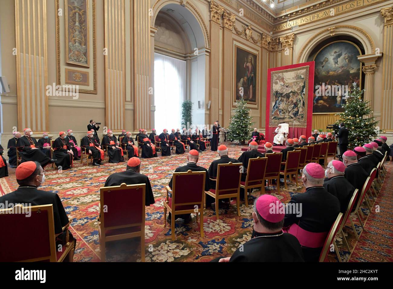 Vatican, Vatican. 23rd Dec, 2021. Italy, Rome, Vatican, 2021/12/23 ...