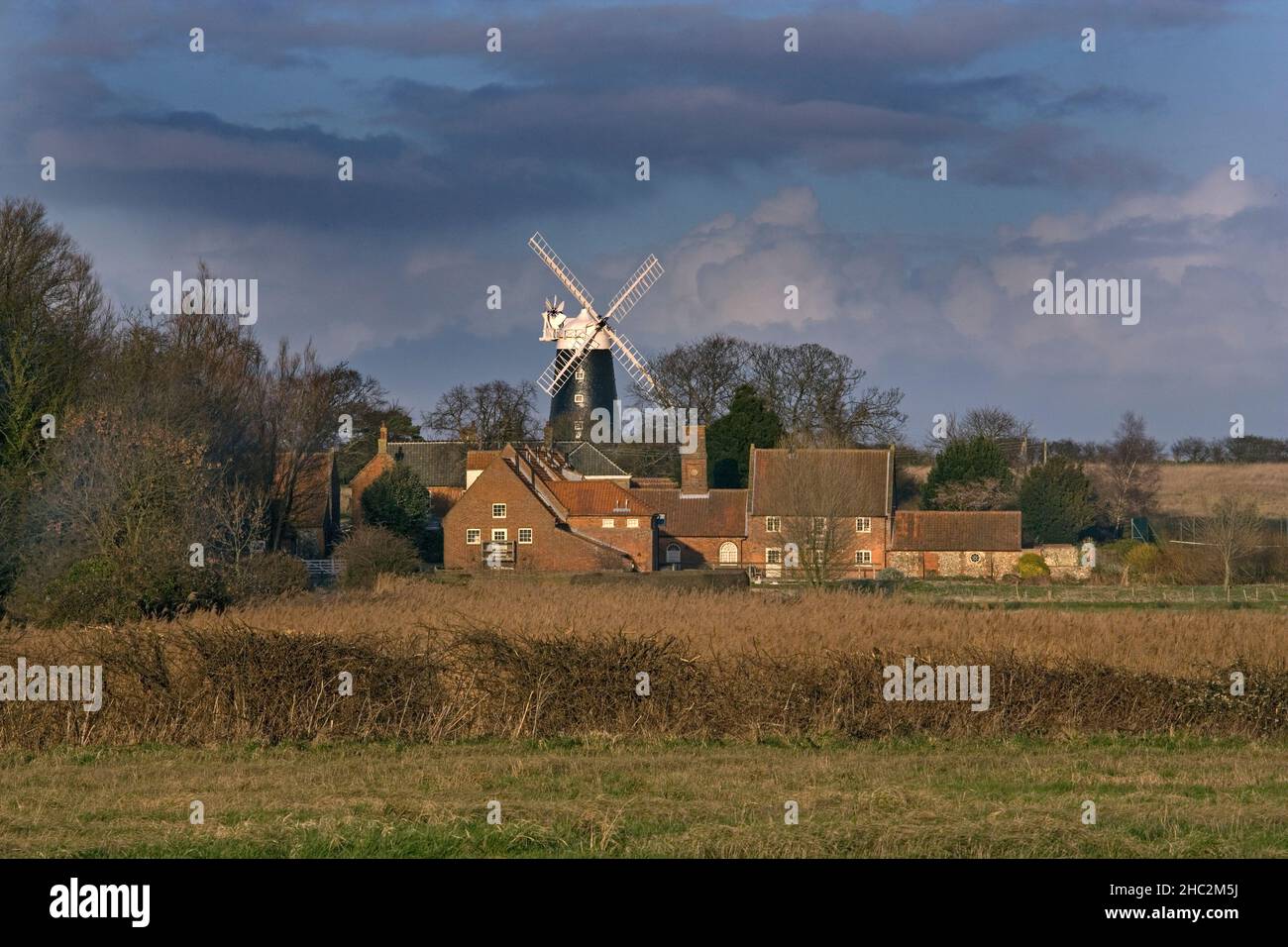 Burnham Overy Windmill North Norfolk UK Stock Photo - Alamy