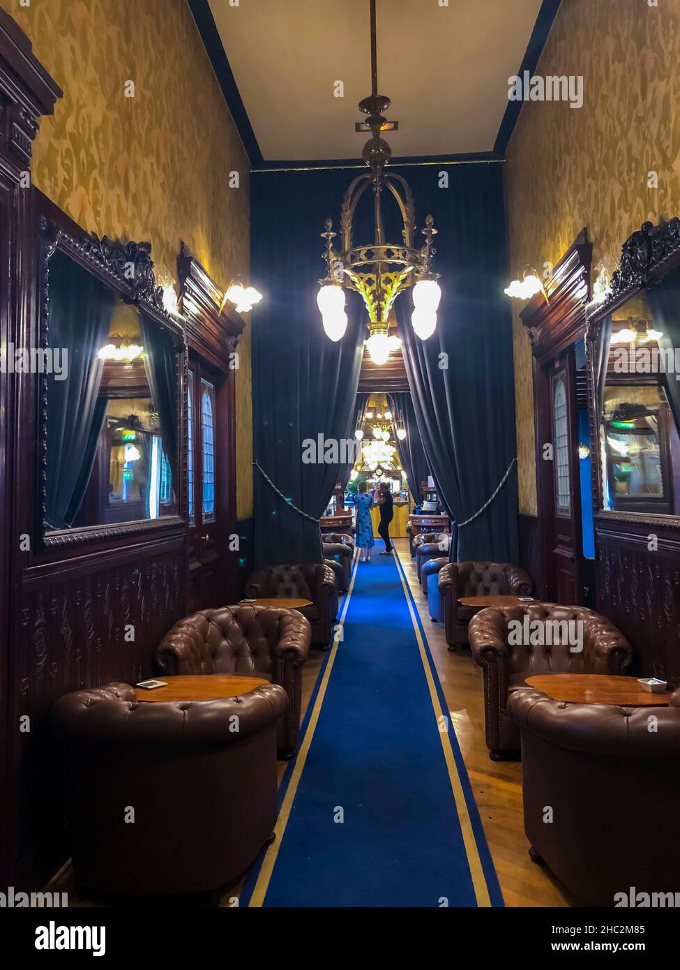 Fancy French Restaurant Interior Decor High Resolution Stock ...