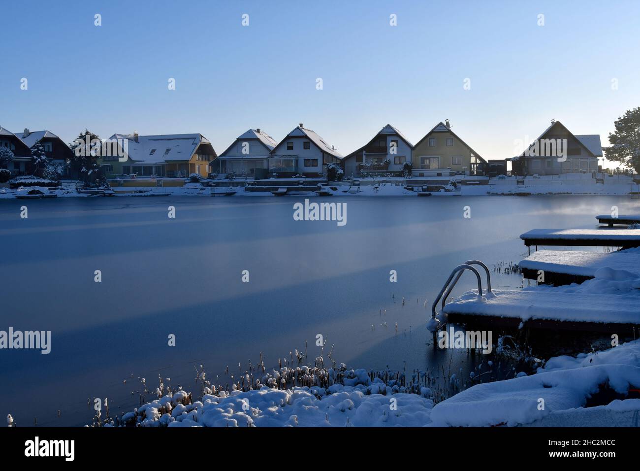 Frozen lake covered hi-res stock photography and images - Alamy