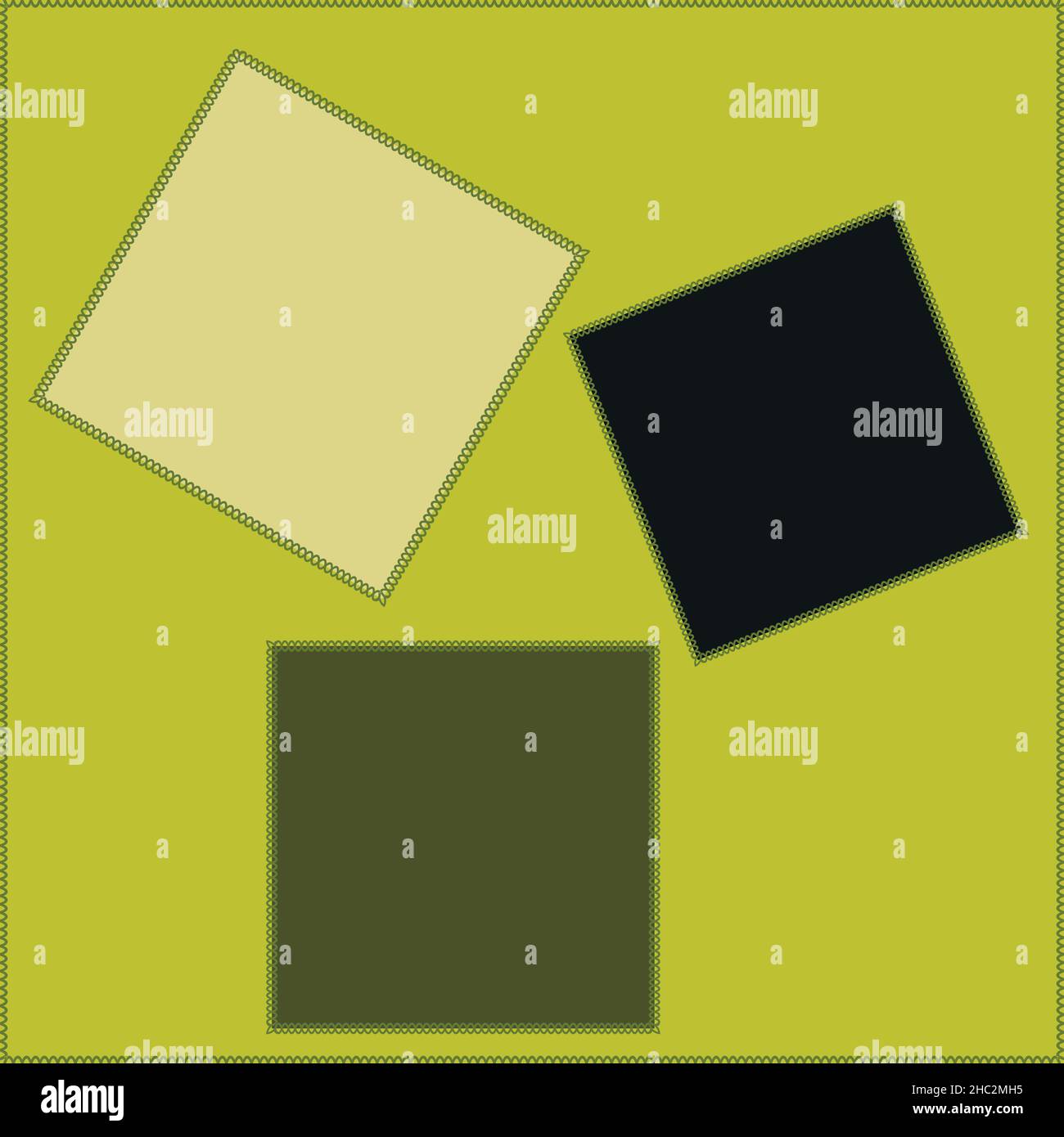 Seamless pattern on a square background - patchwork quilt. Design ...