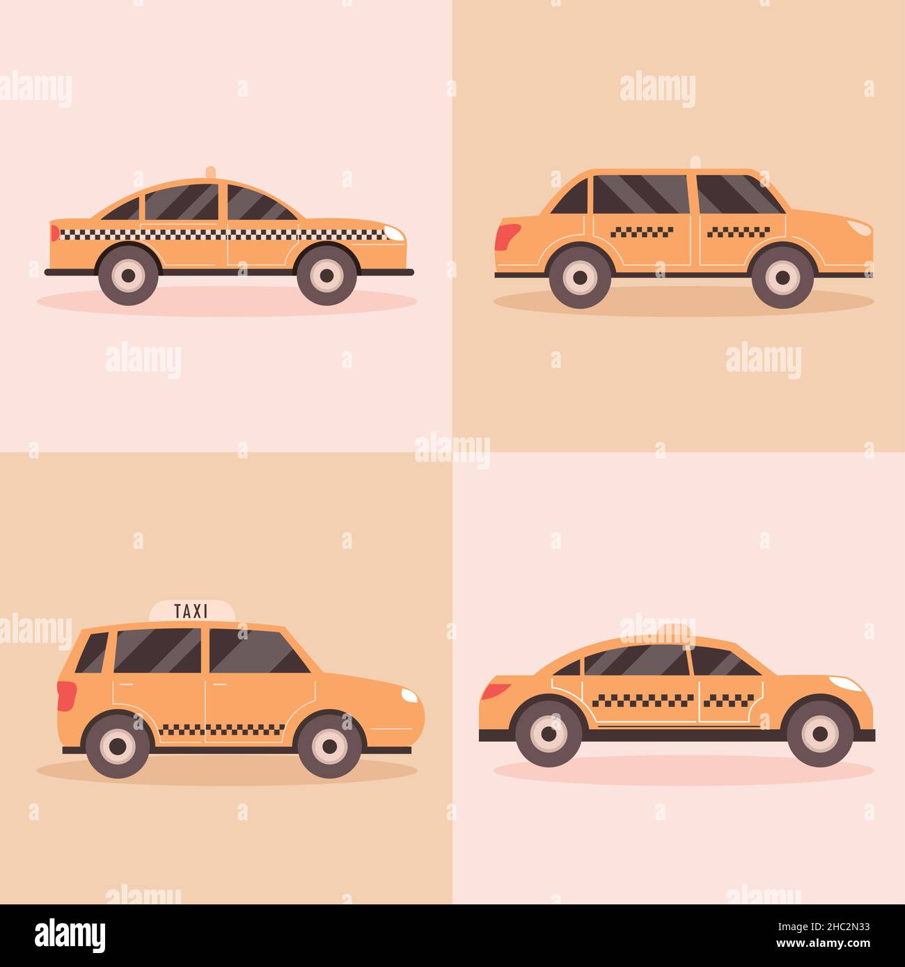 set different taxi Stock Vector Image & Art - Alamy