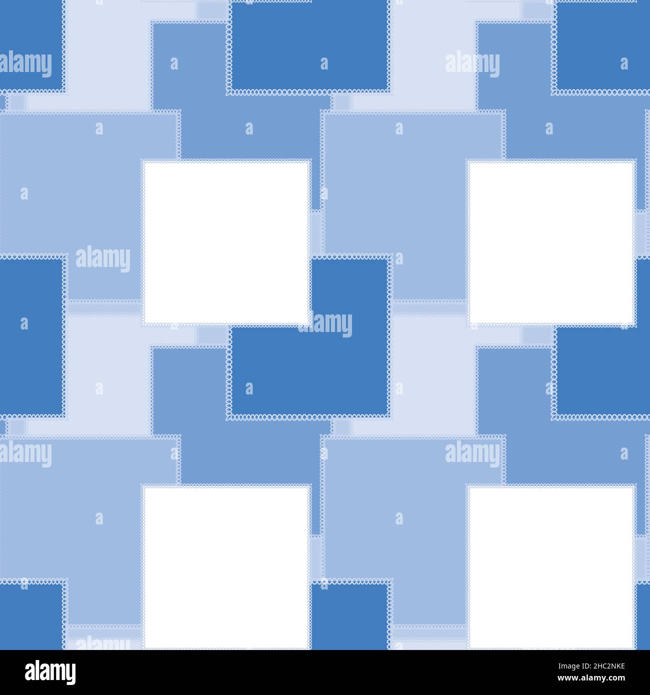 Seamless pattern on a square background - patchwork quilt. Design element of books, notebooks ...