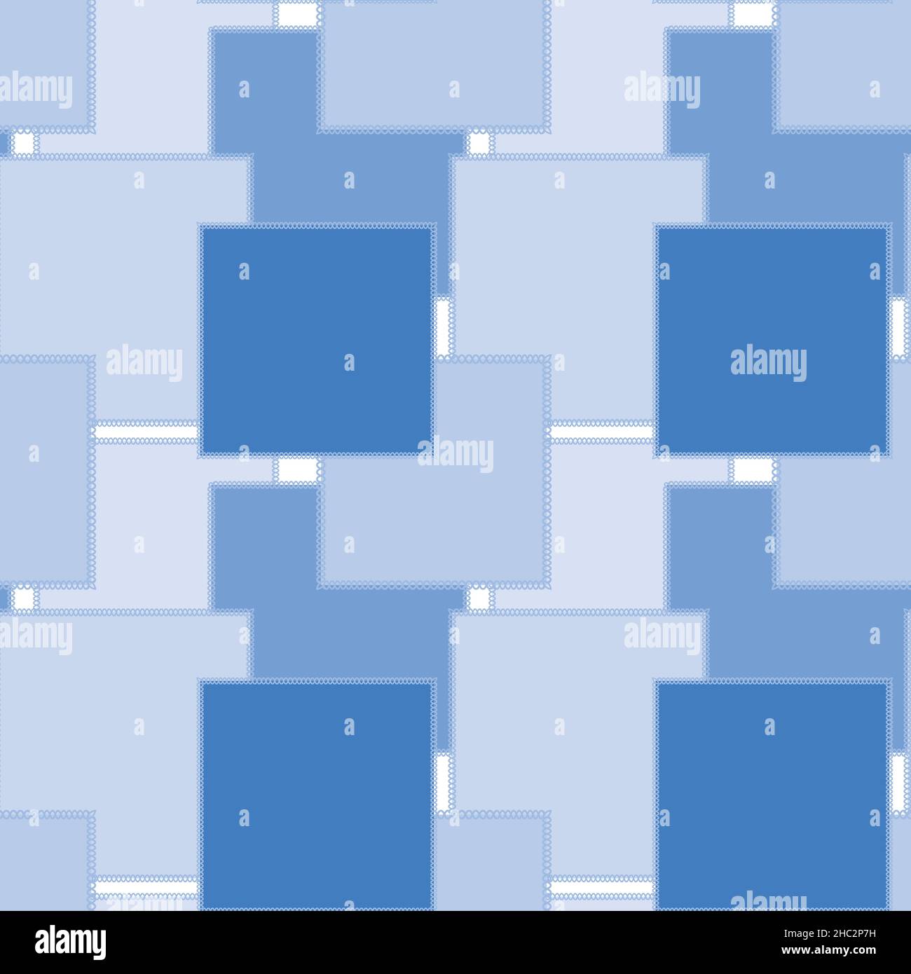 Seamless pattern on a square background - patchwork quilt. Design element of books, notebooks ...