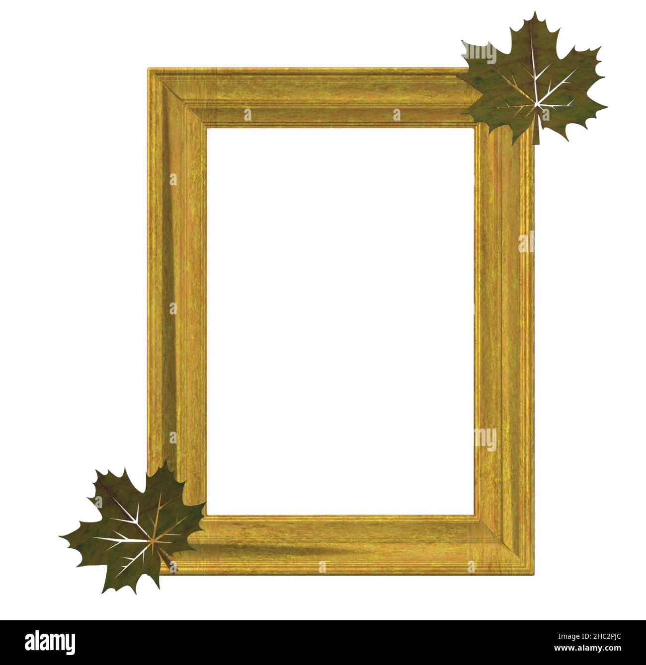 Gold leaf display Cut Out Stock Images & Pictures - Alamy