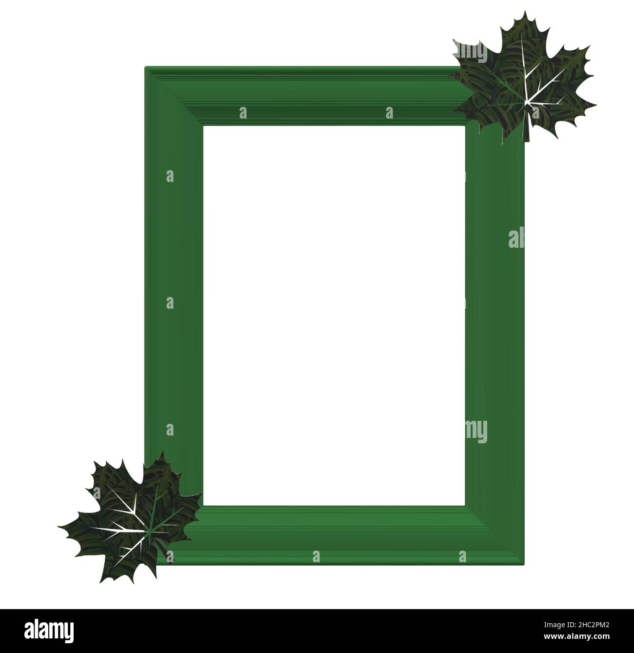 Dark green border Cut Out Stock Images & Pictures - Alamy