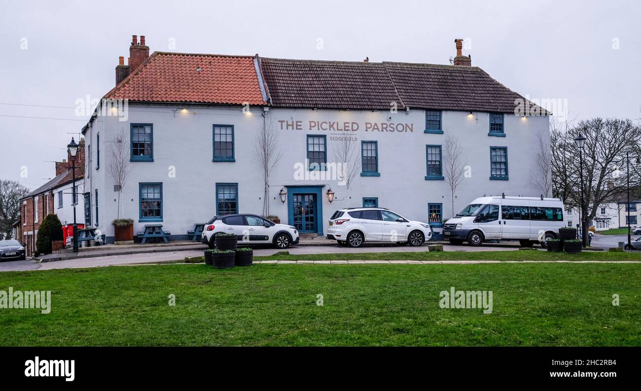 The Pickled Parson pub in Sedgefield,Co.Durham,England,UK Stock Photo ...