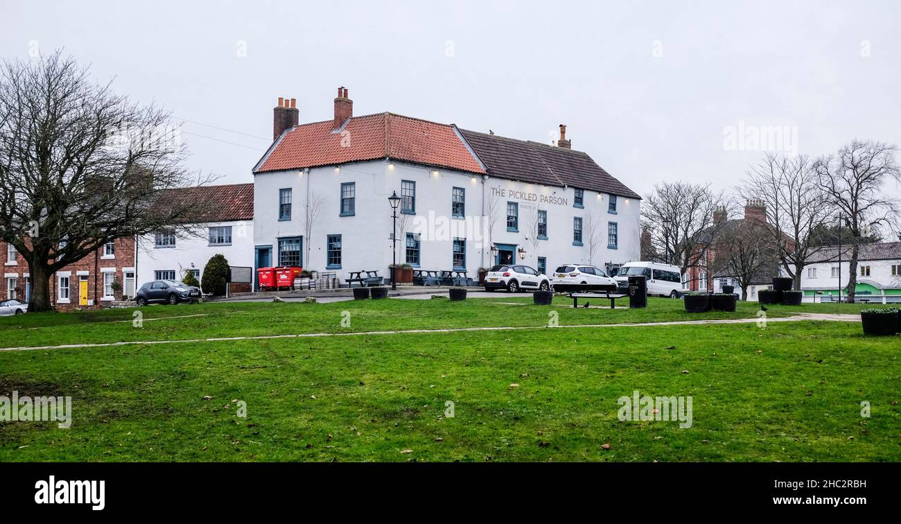 The Pickled Parson pub in Sedgefield,Co.Durham,England,UK Stock Photo ...
