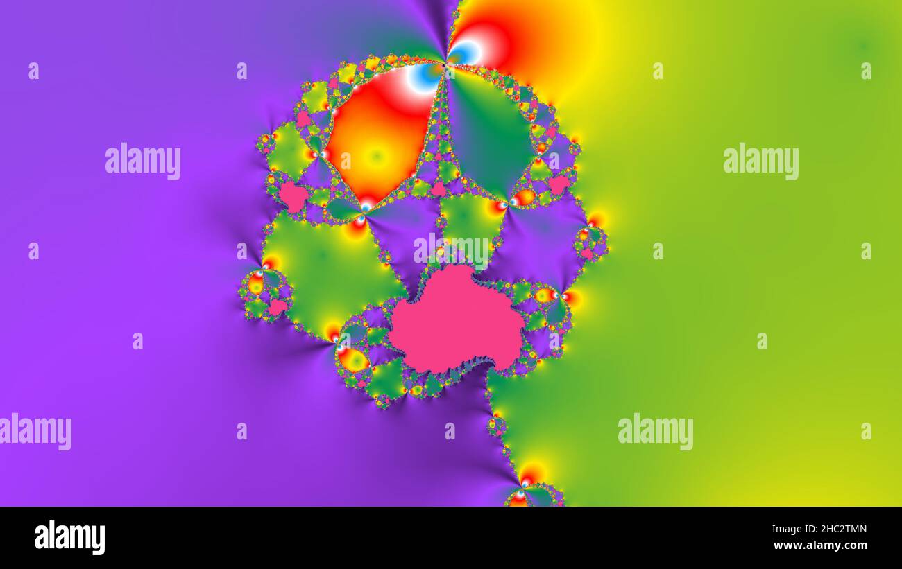 Abstract Computer generated Fractal design. A fractal is a never-ending ...