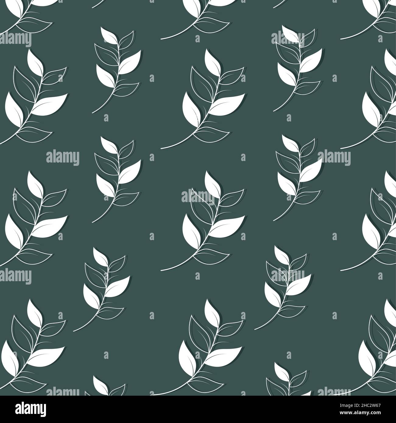 leaves greenery pattern Stock Vector Image & Art - Alamy