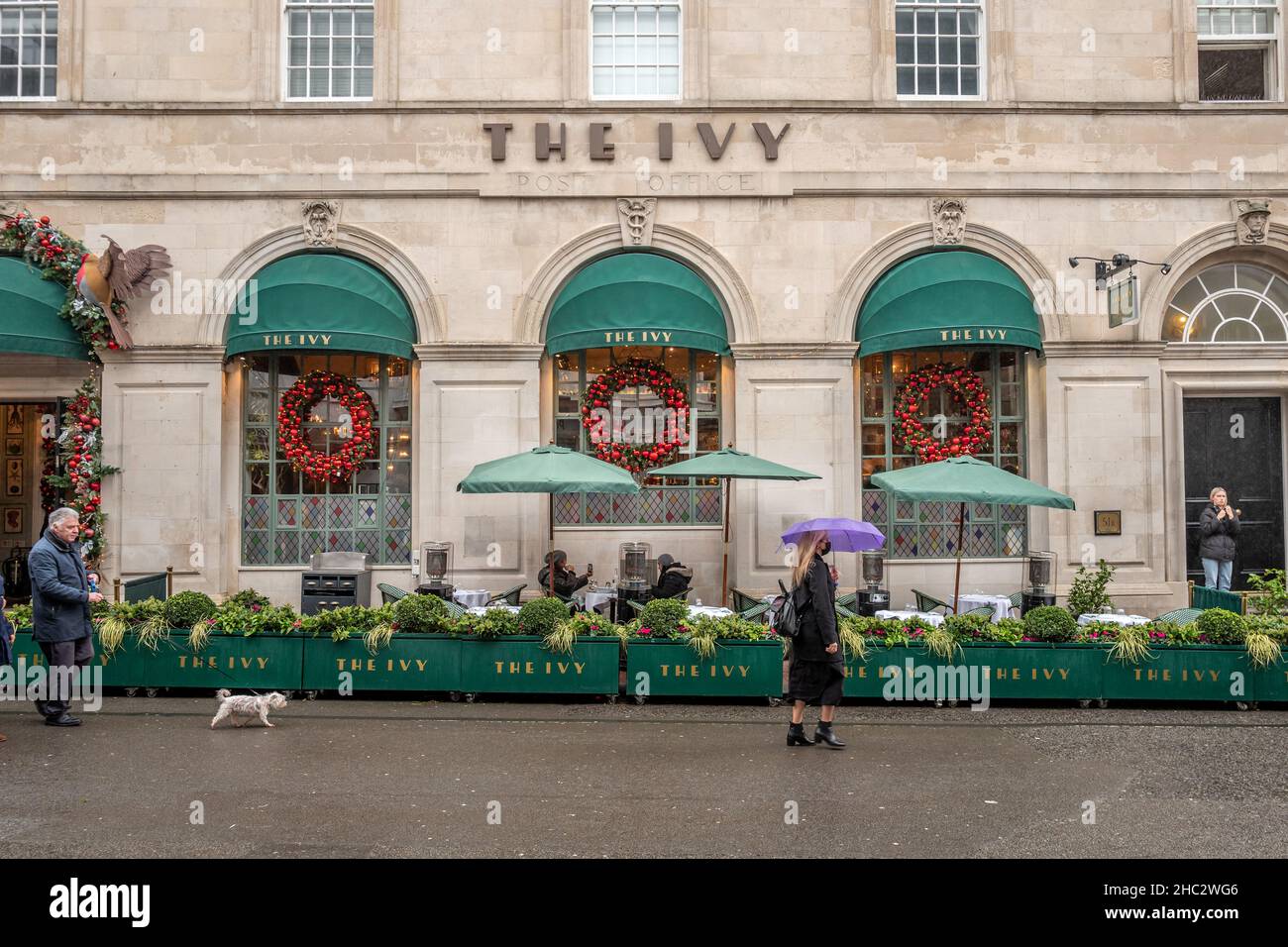 Brighton, December 4th 2021: The Ivy restaurant in central Brighton ...