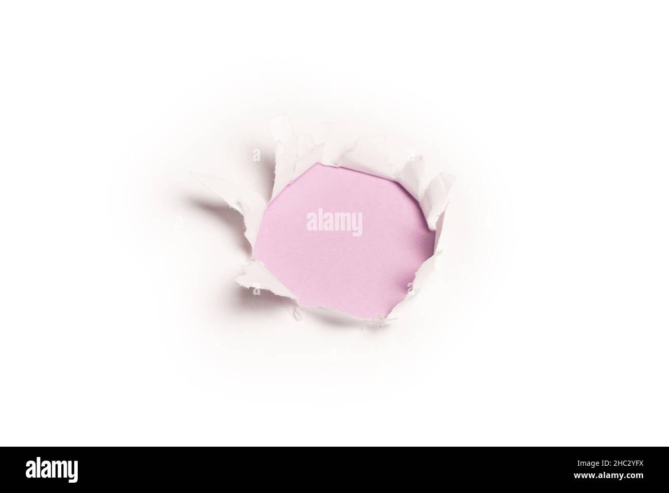 Purple paper torn on Cut Out Stock Images & Pictures - Alamy