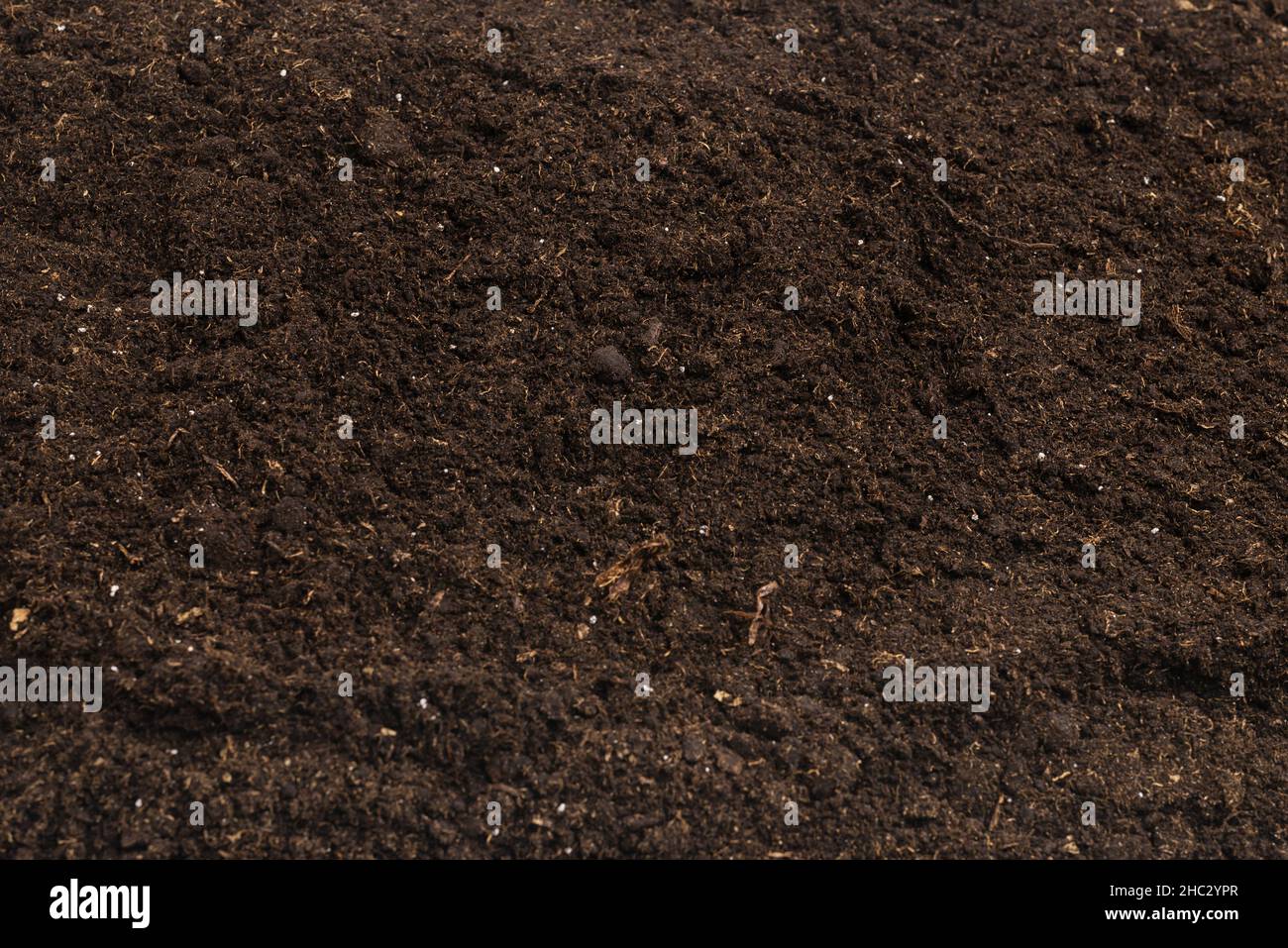Soil for plant isolated on white background. Soil pattern Stock Photo ...