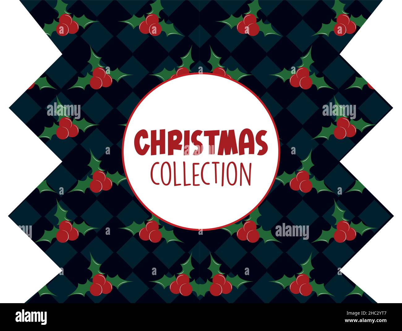 christmas collection round banner Stock Vector Image & Art - Alamy
